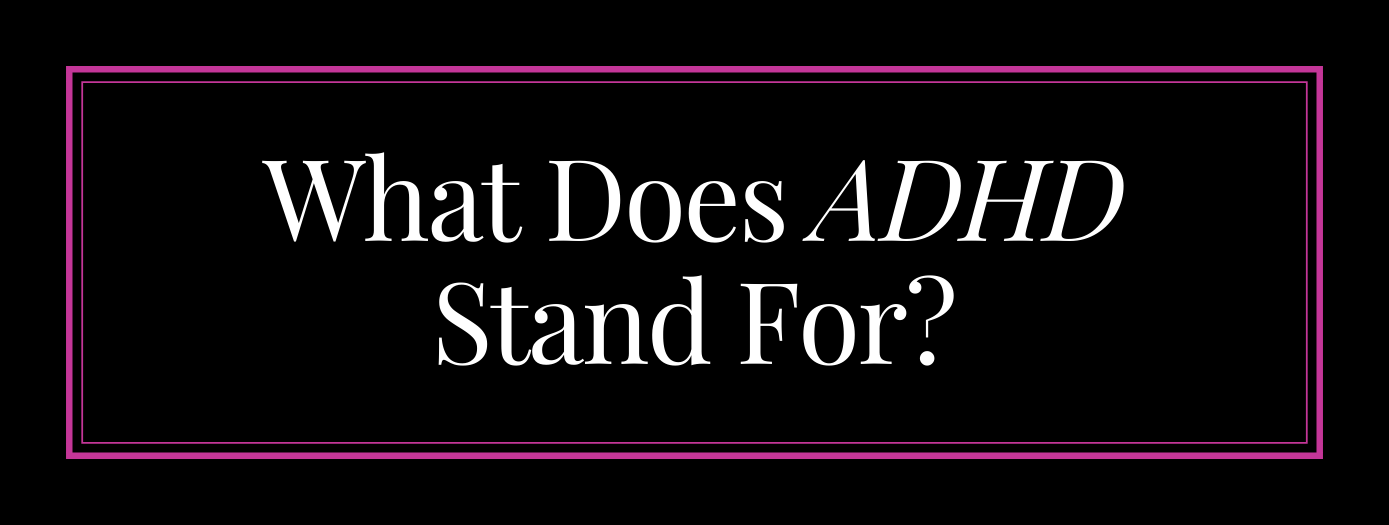 Debunking misconceptions and stigmas. Providing the truth about ADHD ...