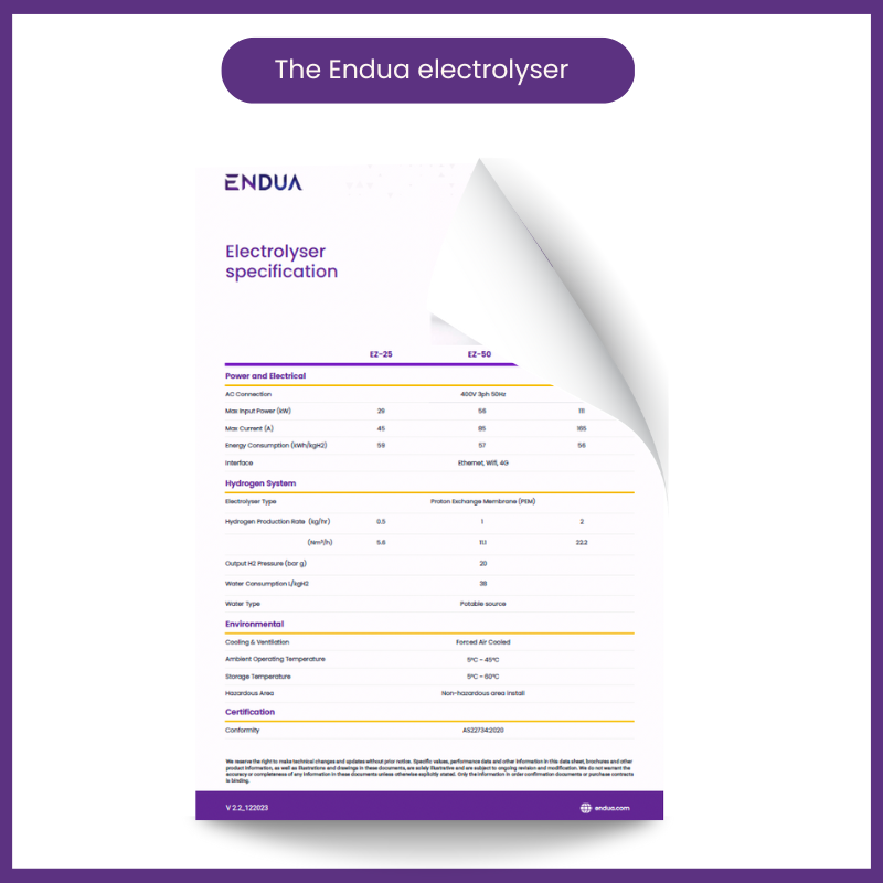 PEM Electrolyser | On-site hydrogen generation