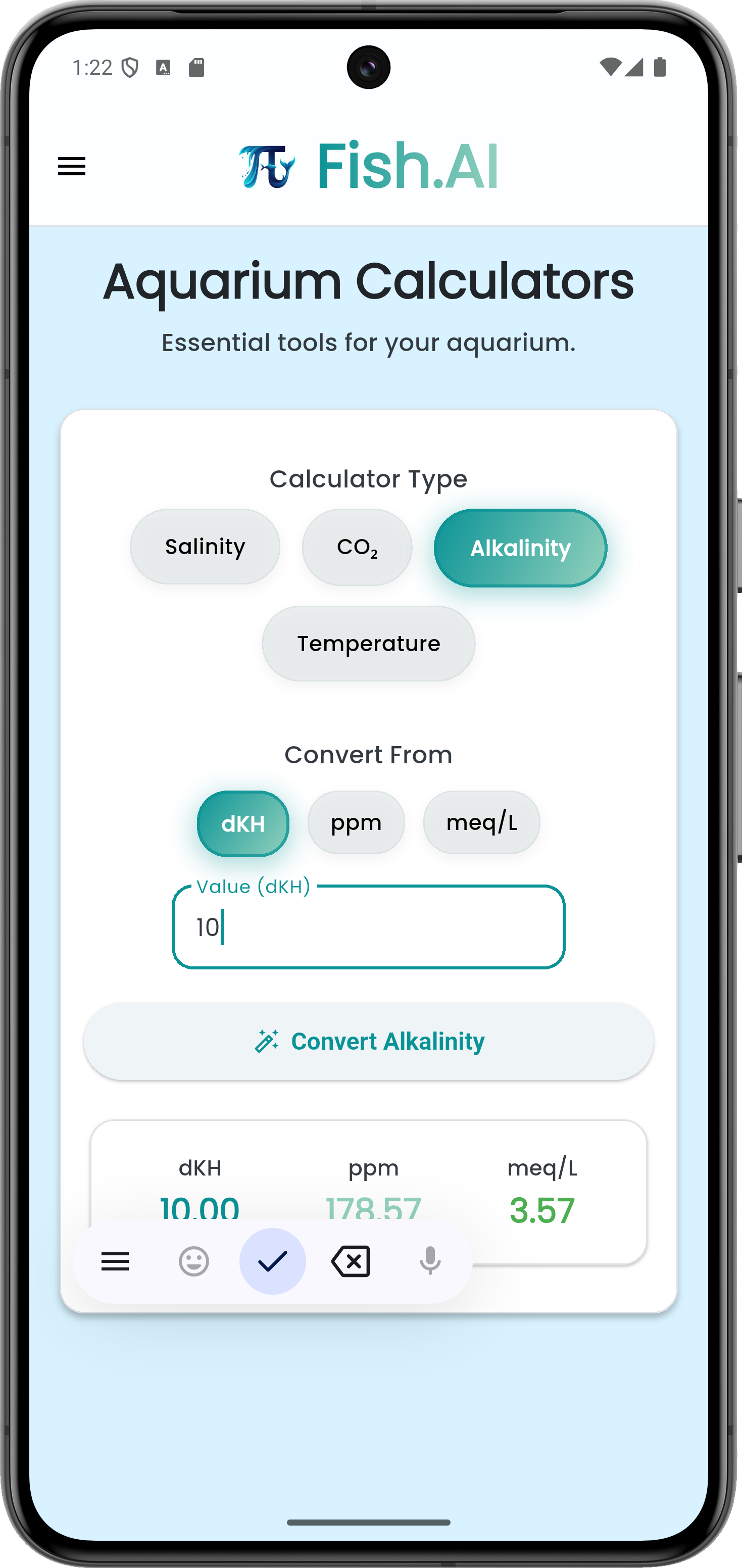 Alkalinity Calculator — Capital City Aquatics