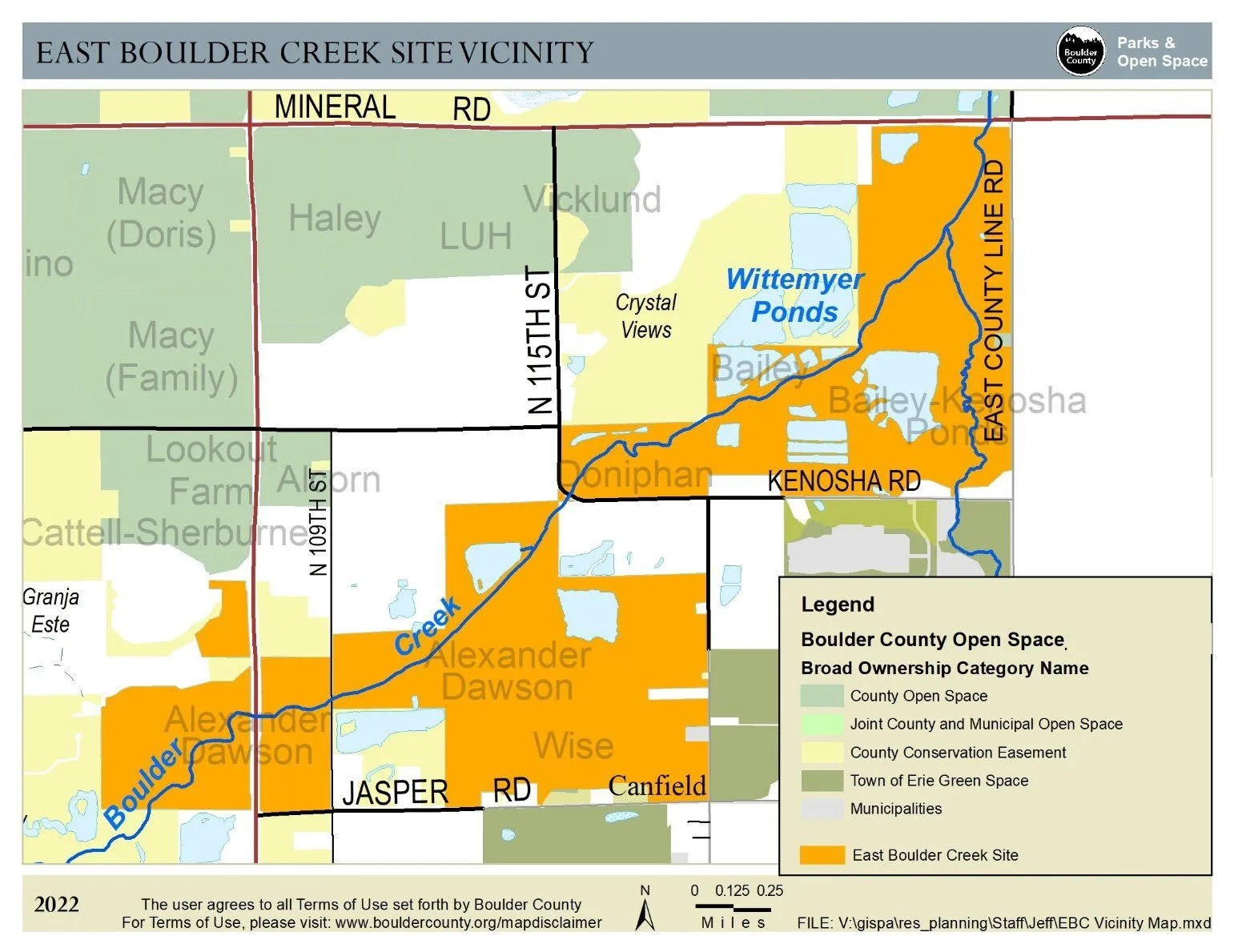 East Boulder Creek Management Plan - County Commissioner Update ...