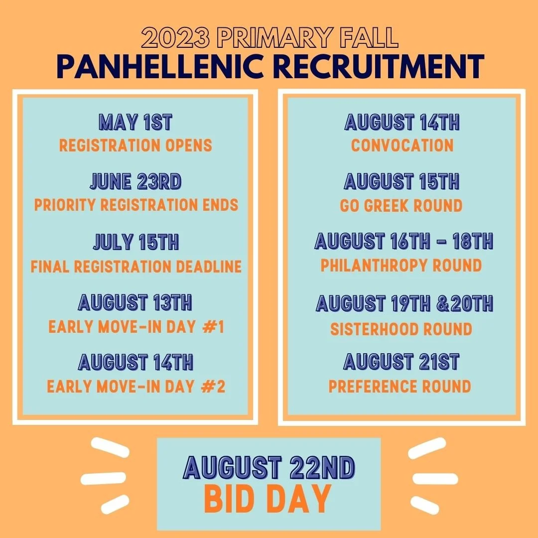 Recruitment Information — UTK PANHELLENIC