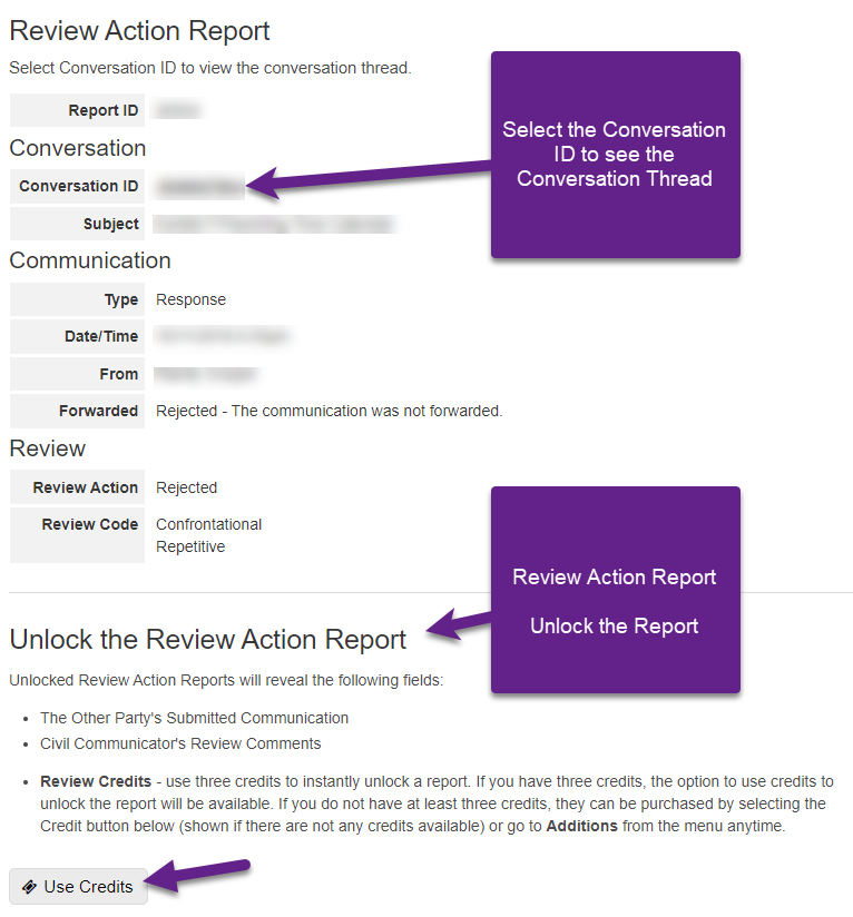 Review Action Report — Civil Communicator