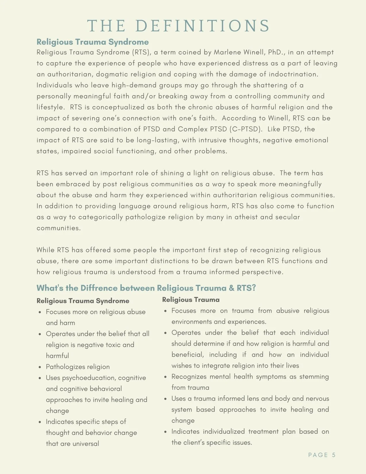Online Store | Center for Trauma Resolution and Recovery | Center for ...