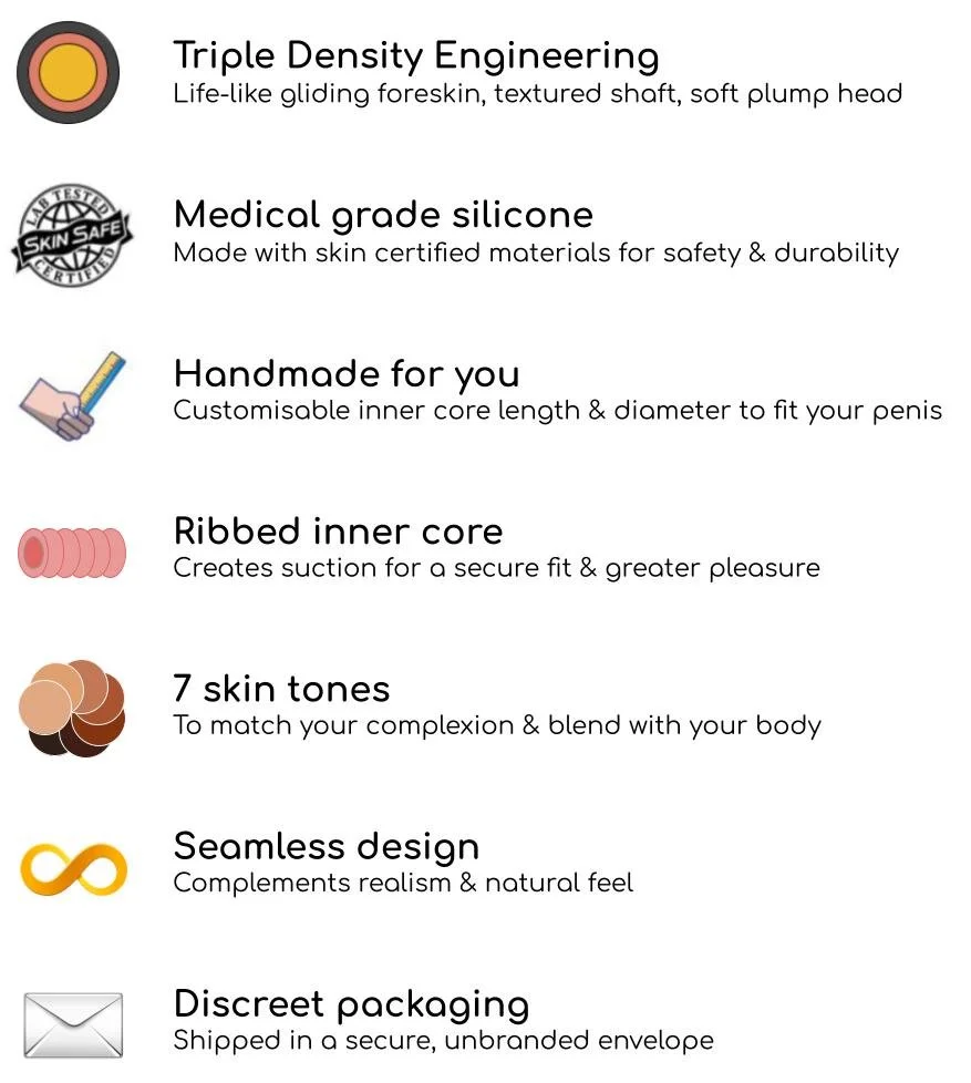 MANHUUD — [glide 6] V2 — Realistic Penis Sleeve