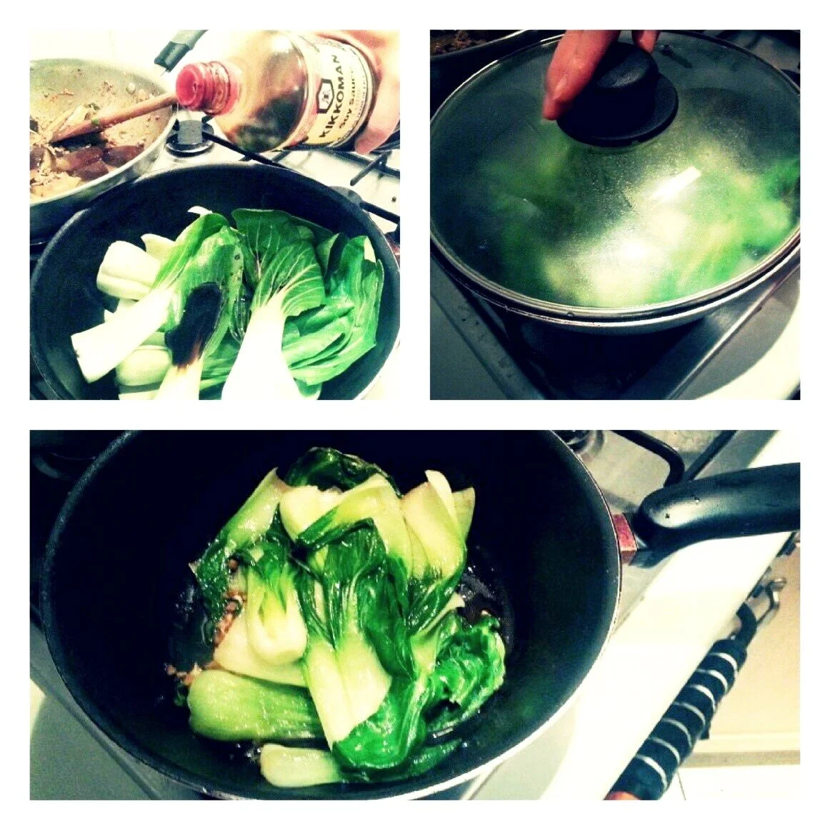 Simple pan fried pak choi — Tum Yum Yum