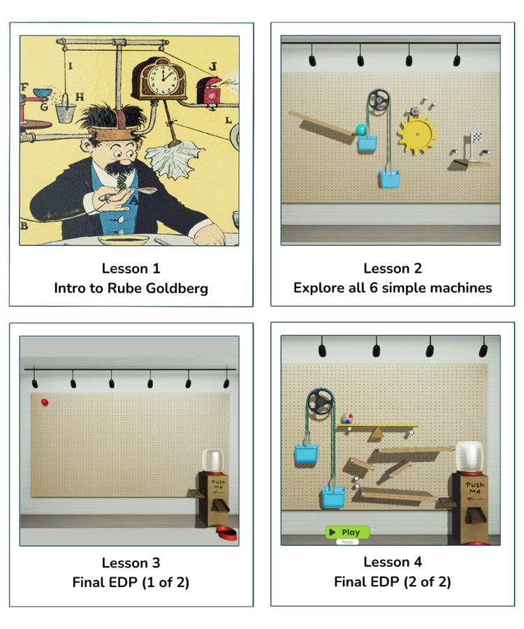 Rube Goldberg Machine Project — Qweebi | Virtual Makerspace