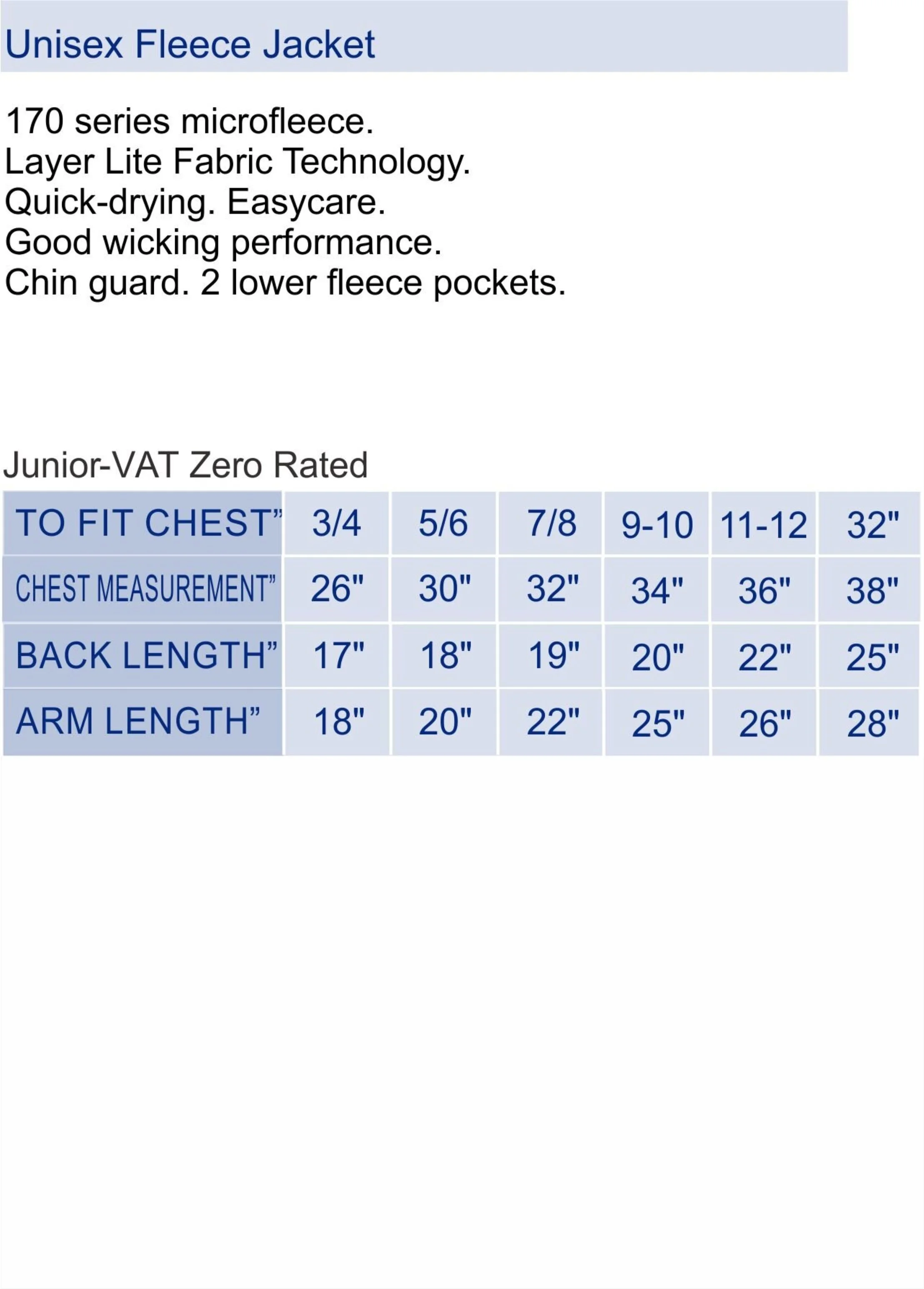 Barwic Parade Fleece — Classroom Clothing
