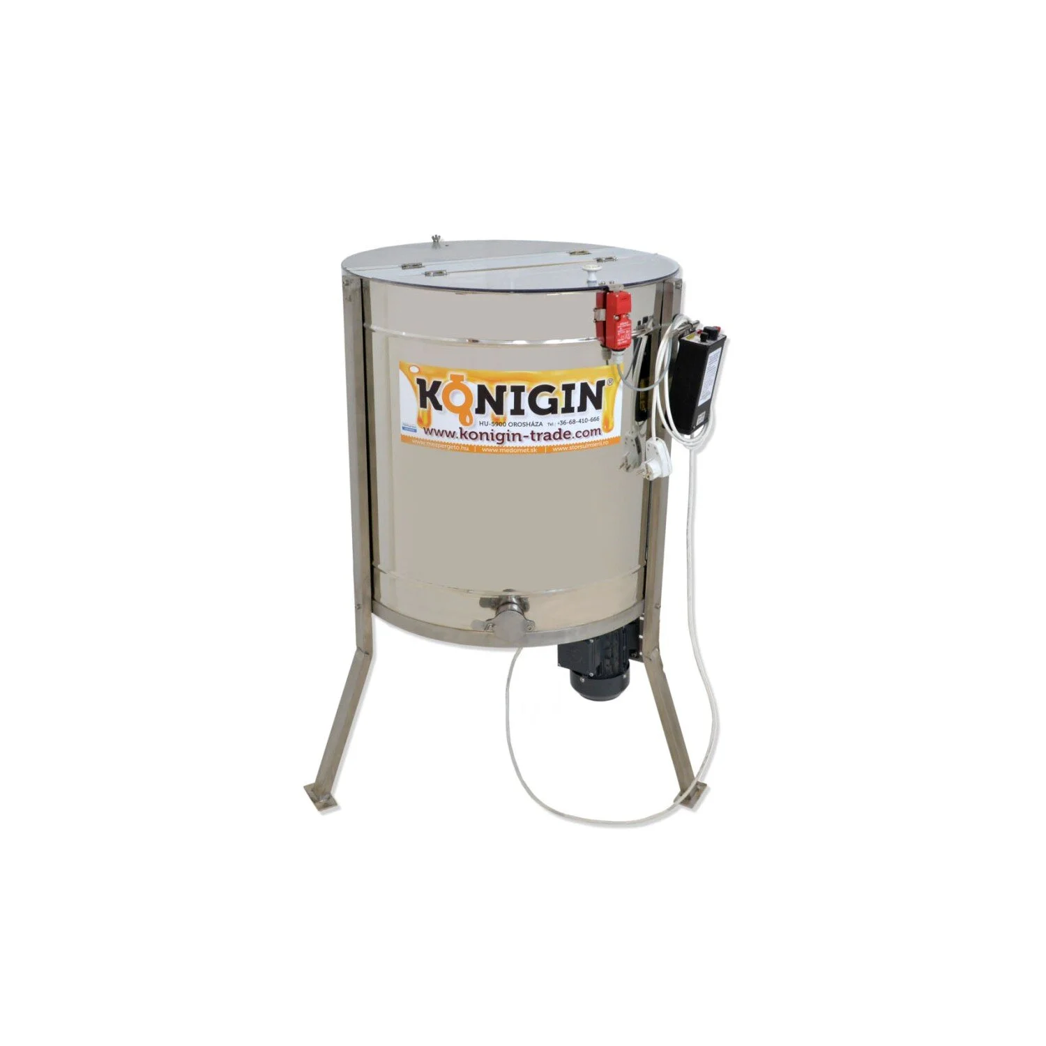 Konigin Tangential Honey Extractor - Motor Drive — Api Shop