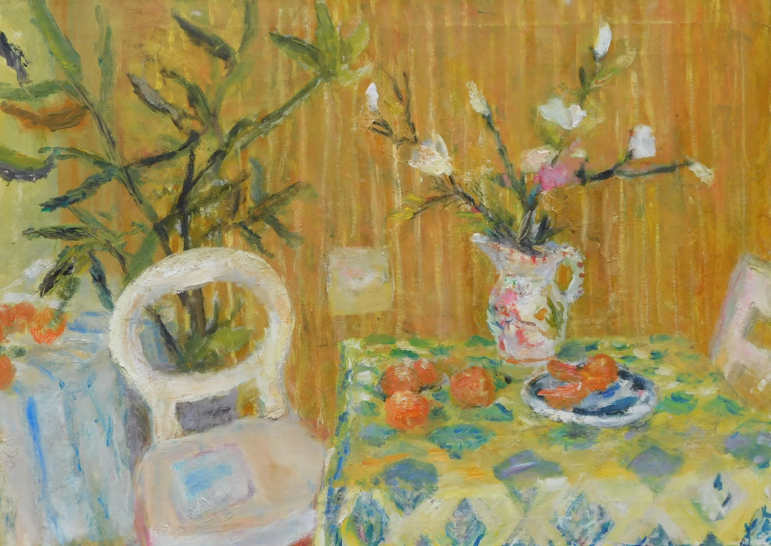 Paintings accompany the book, A Painter and a Poet, Conversations in ...