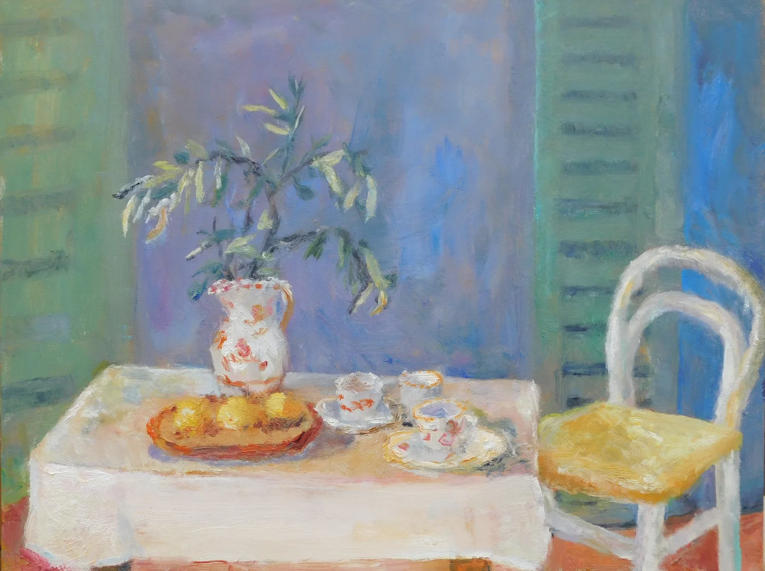 Paintings accompany the book, A Painter and a Poet, Conversations in ...