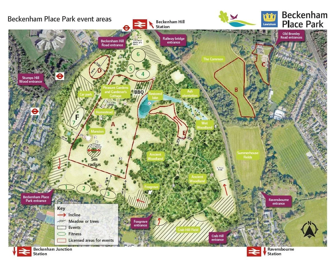 Hire — Beckenham Place Park - Borough of Lewisham | Playgrounds - Cycle ...