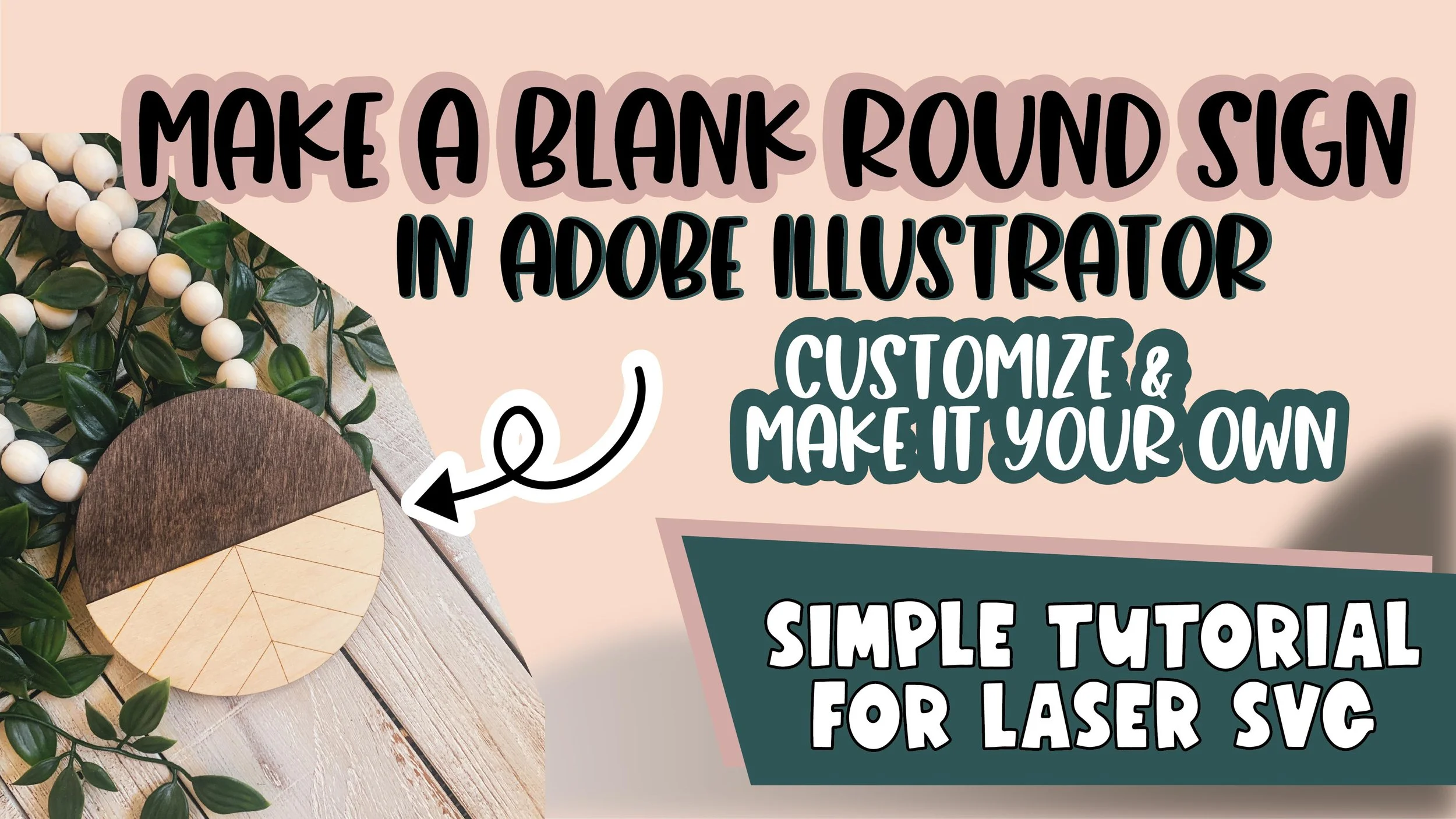 Customize a backer sign with me! — Just One More Project