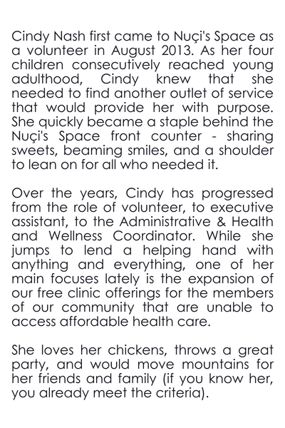 Staff — NUÇI'S SPACE