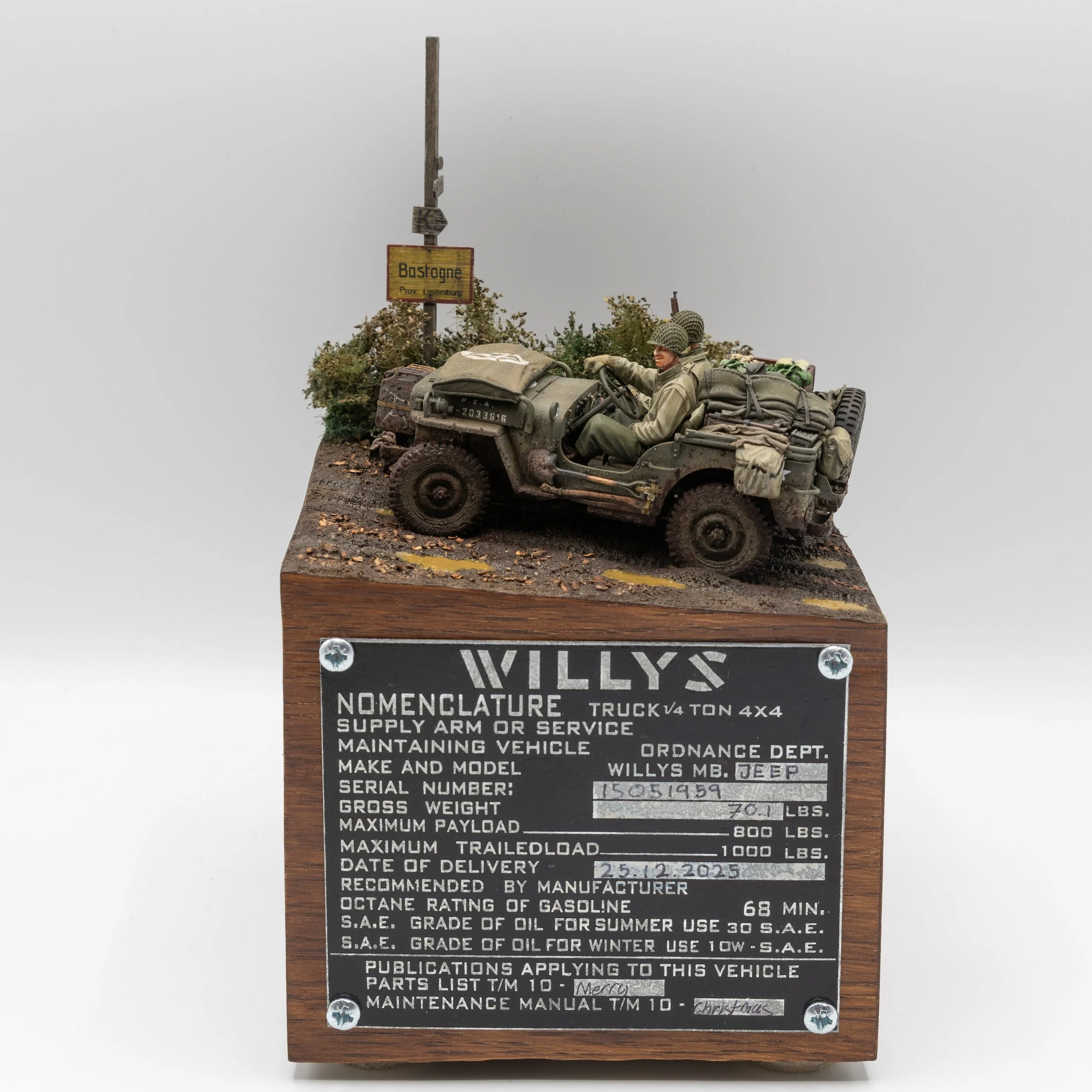 Willys Jeep, Bastogne 1944 - 1:35 Meng Models - Ready For Inspection ...