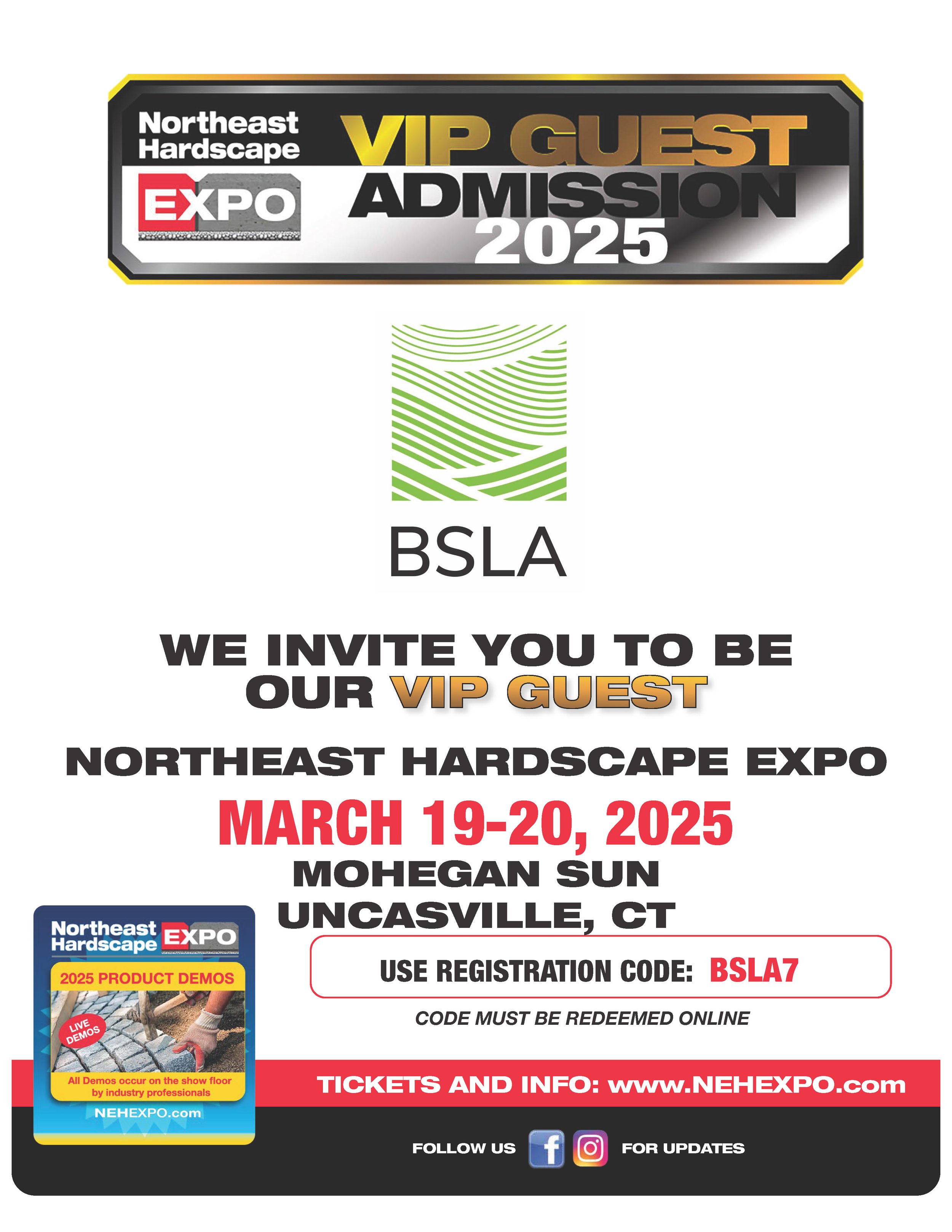 Northeast Hardscape Expo — BSLA