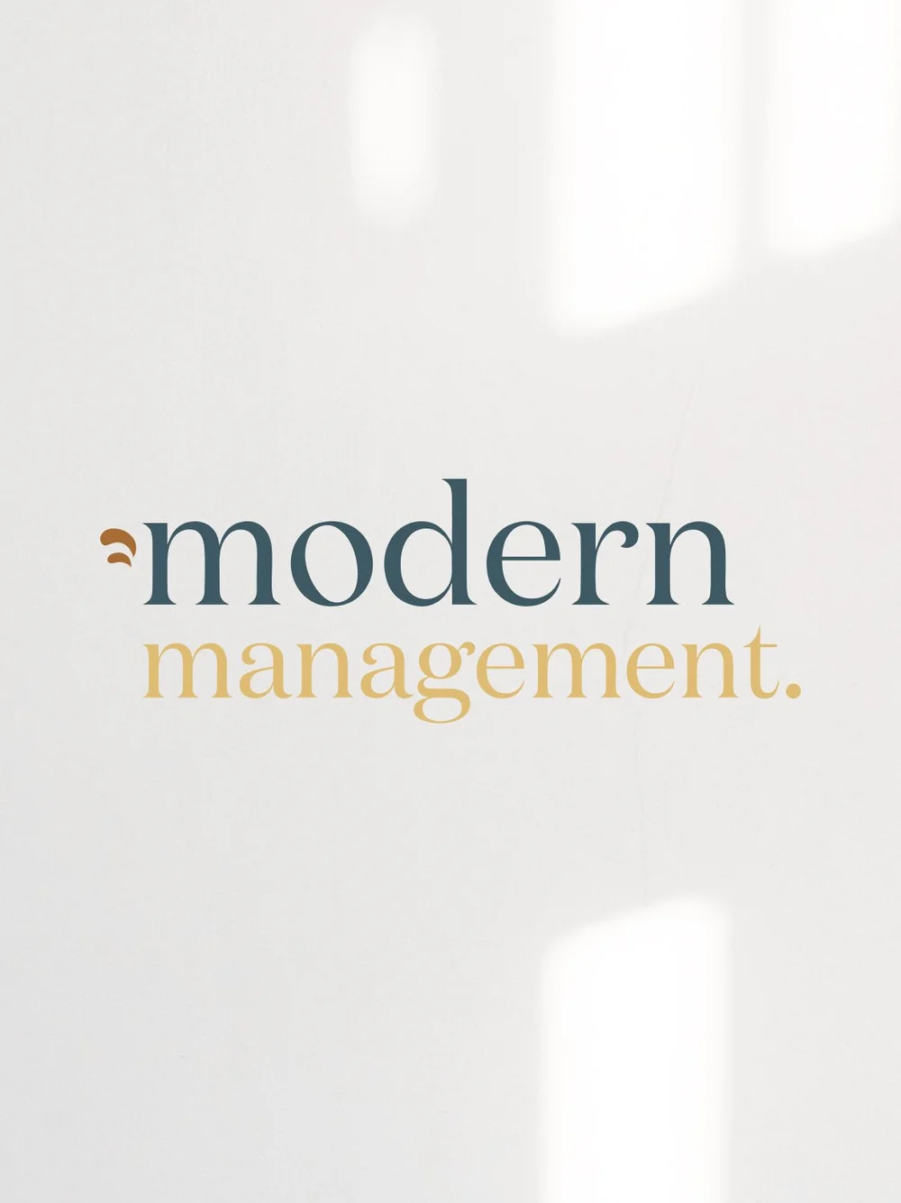 Modern Management — Good Day Design Co. | Logo & Website Design