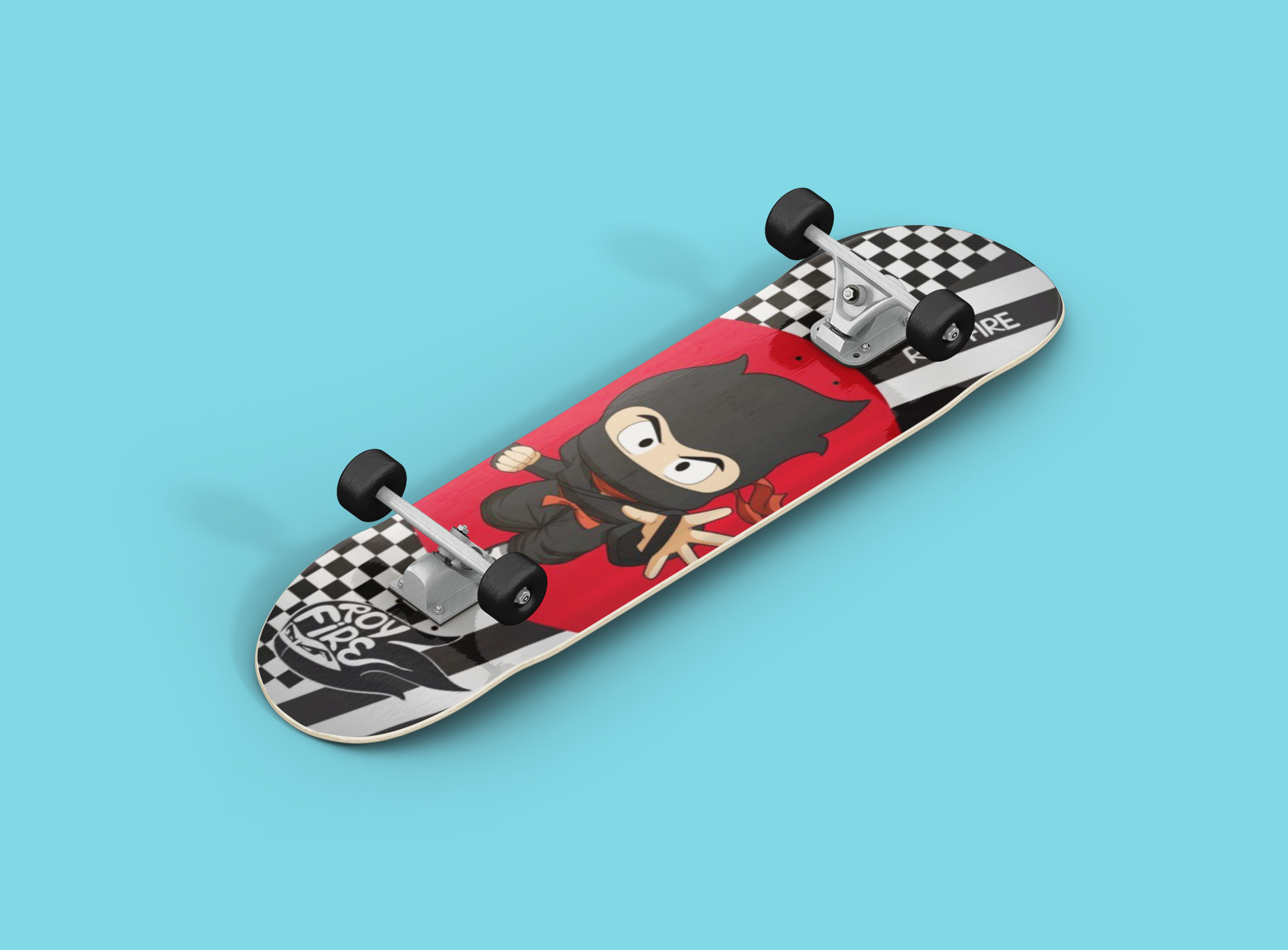 "Limited Run: Unique Skateboard Decks Featuring Roy Fire Ninja ...