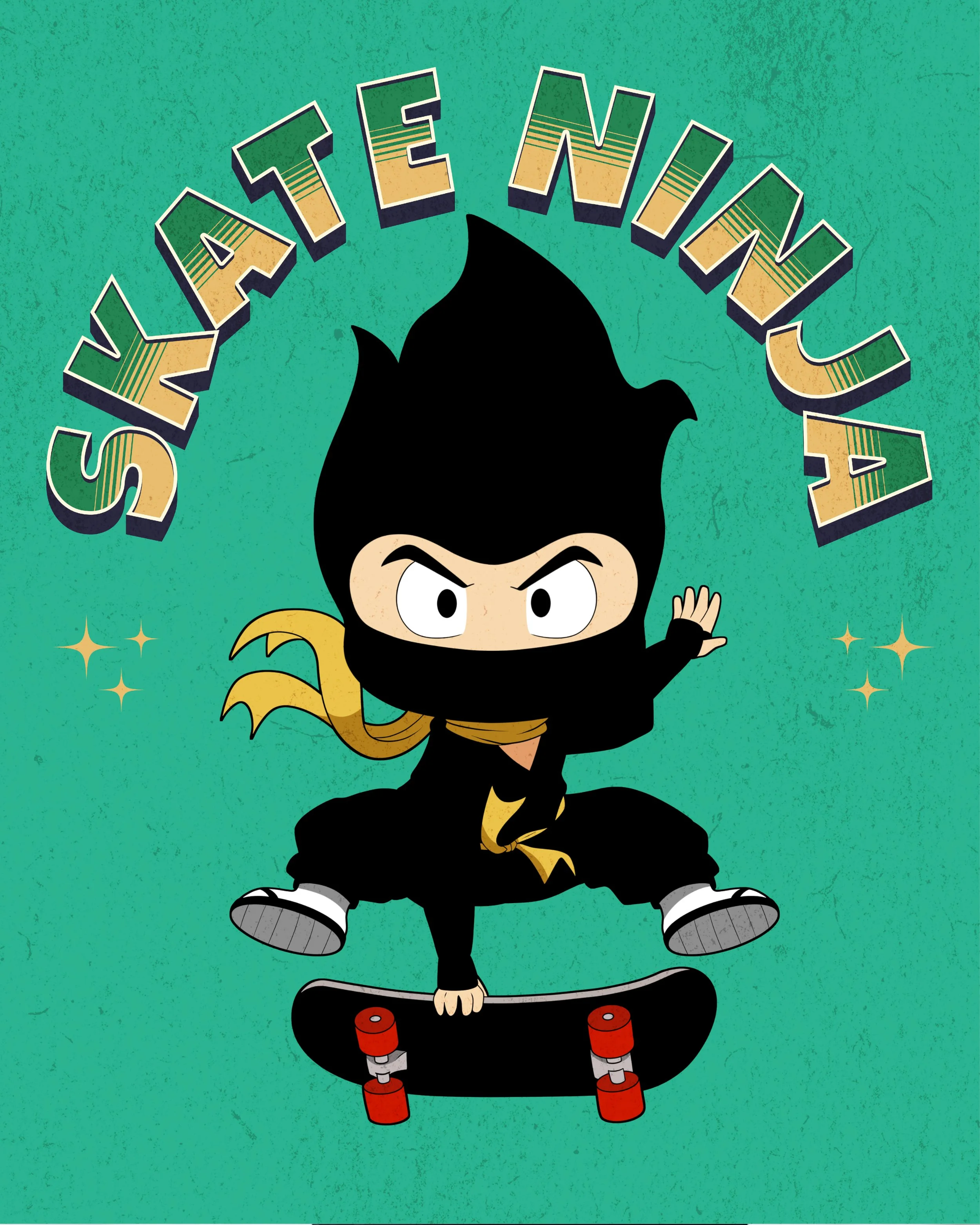 "The Fire Ninja Club: Official Prints by Artist Roy Fire" — Roy Fire