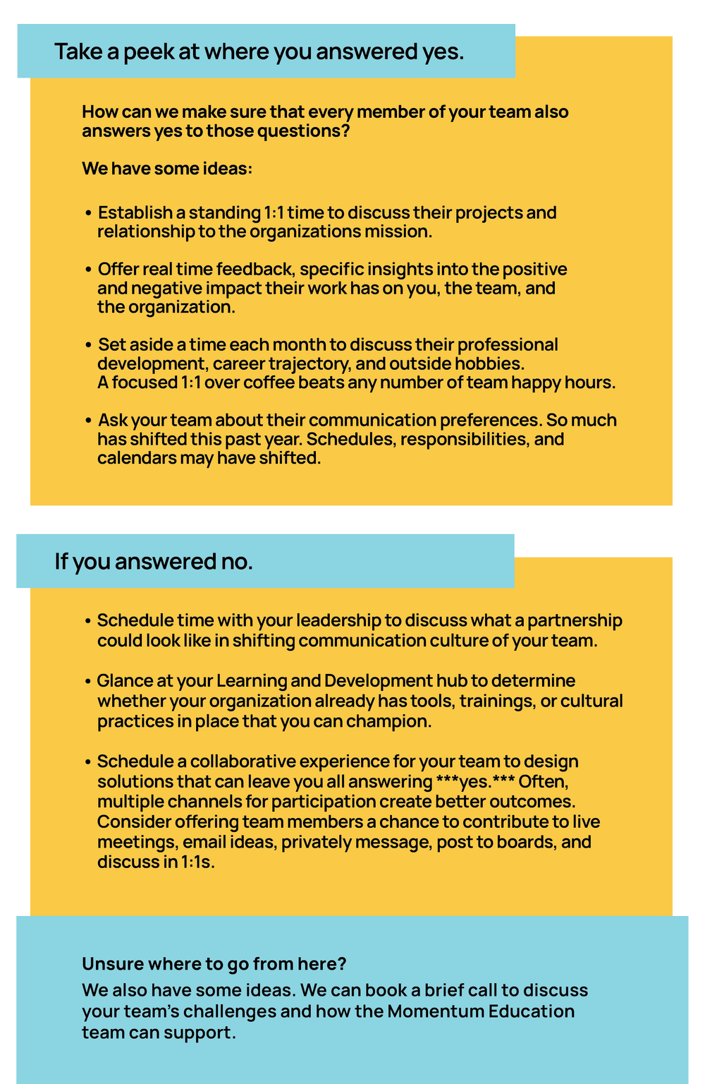 PROFESSIONAL DEVELOPMENT — Momentum Education