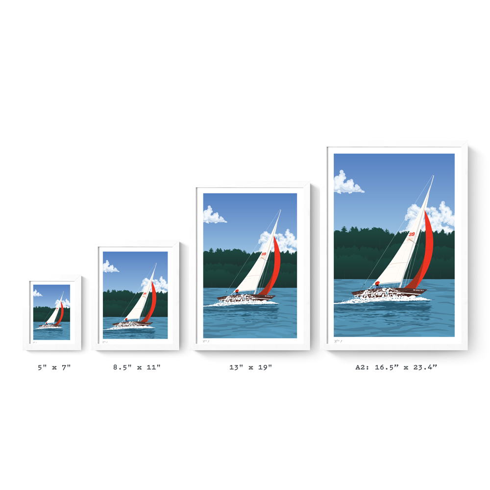Classic Boat II Art Print — Roo Kee Roo