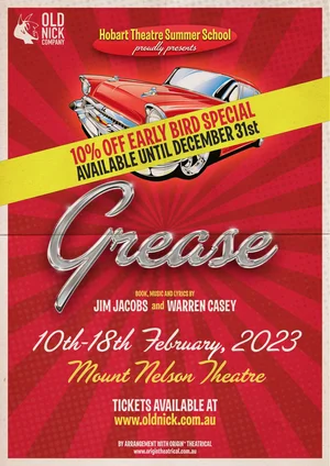 Grease Tickets on sale NOW! — Old Nick Company Inc