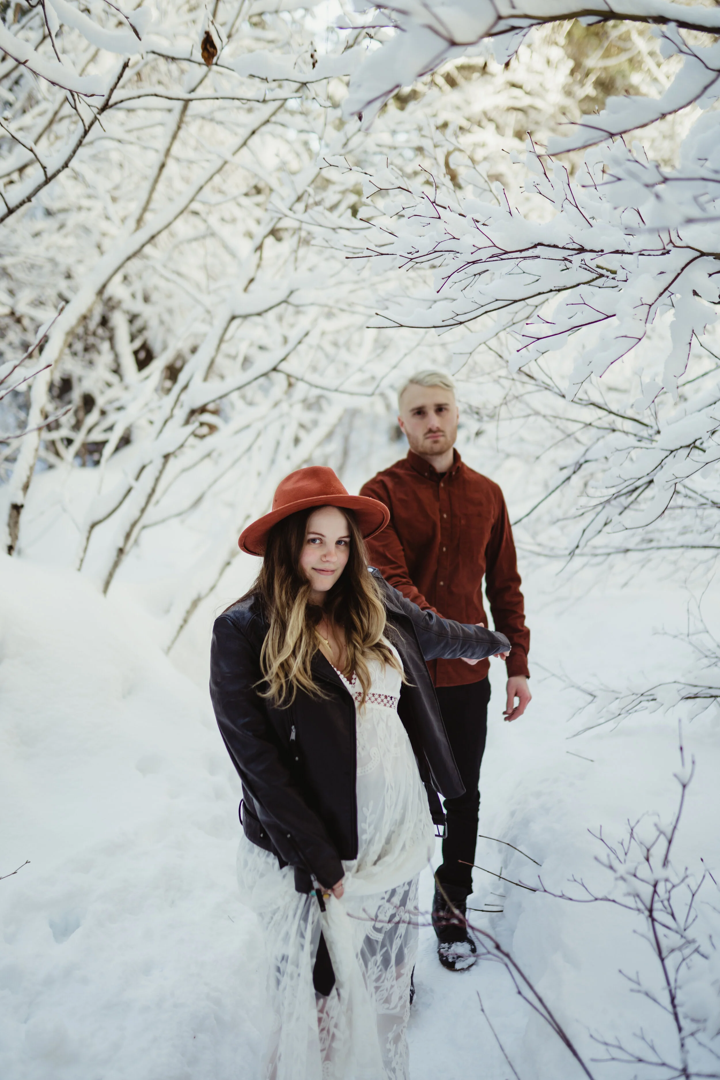 Winter Wonderland // Frozen Waterfall // Oregon Vow Renewal — The Lens ...