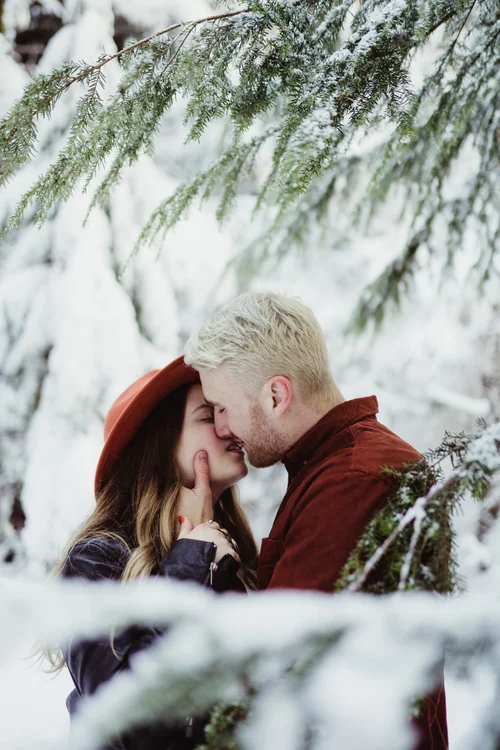 Winter Wonderland // Frozen Waterfall // Oregon Vow Renewal — The Lens ...