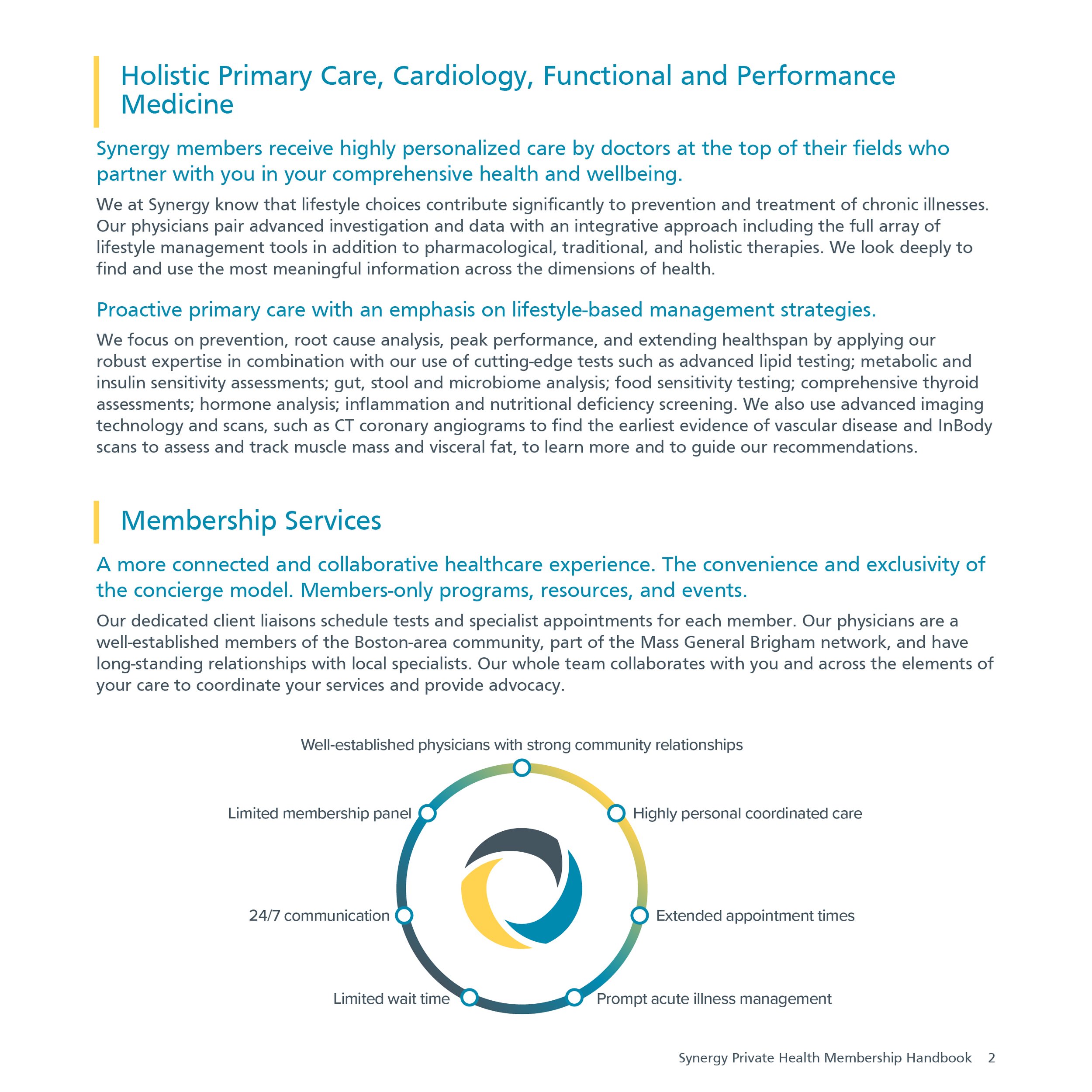 Membership Handbook — Synergy Private Health