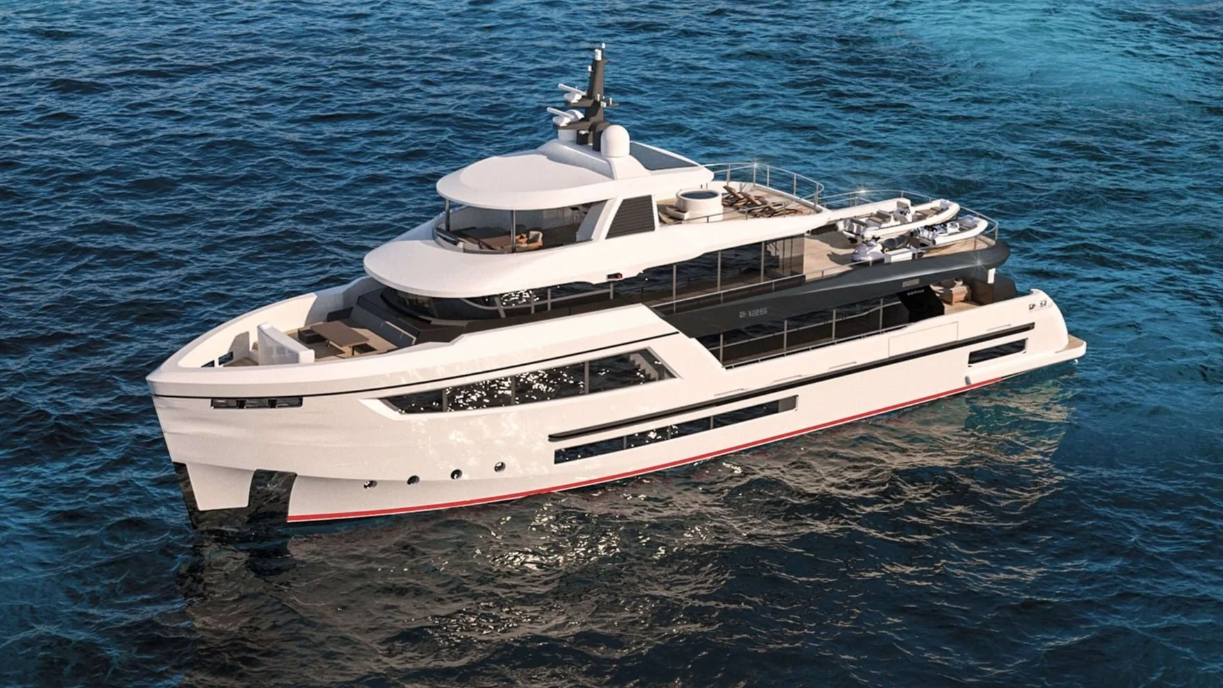Erkunden Sie die Bering 125 Explorer Yacht — GUSAREV