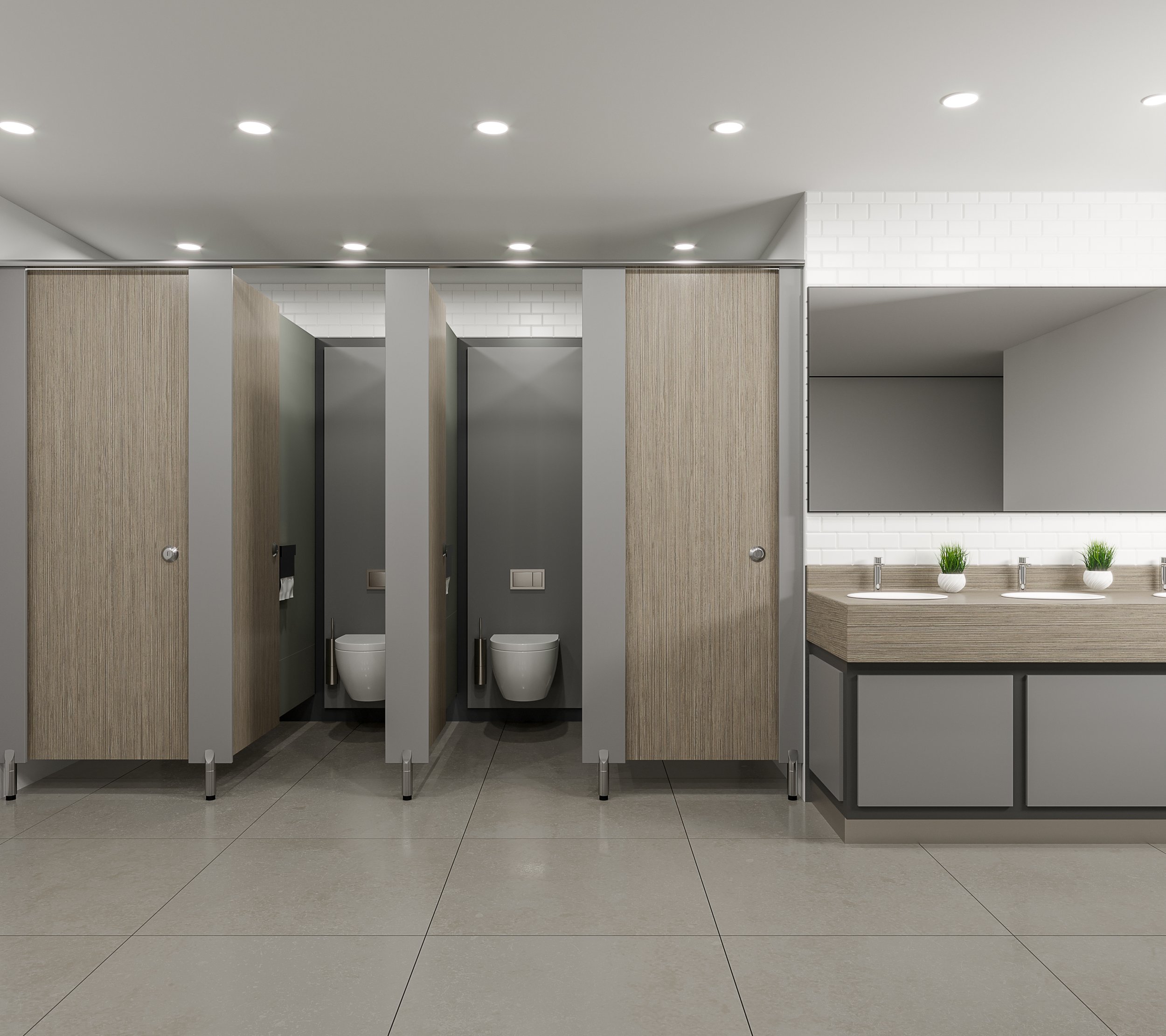 Office Bathroom Refurbishment | Bano Washroom — Bano Washroom Ltd ...