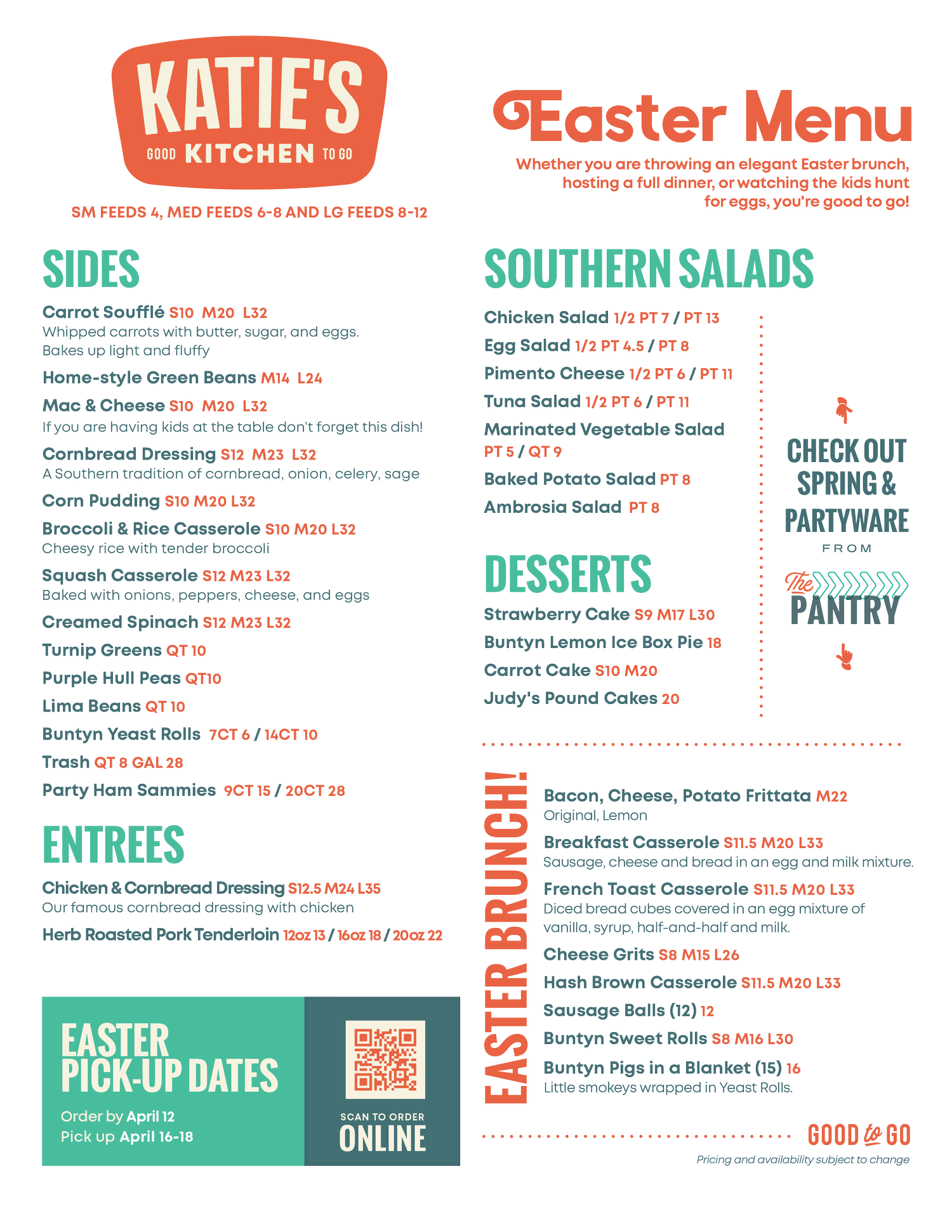 Easter — KATIE'S KITCHEN