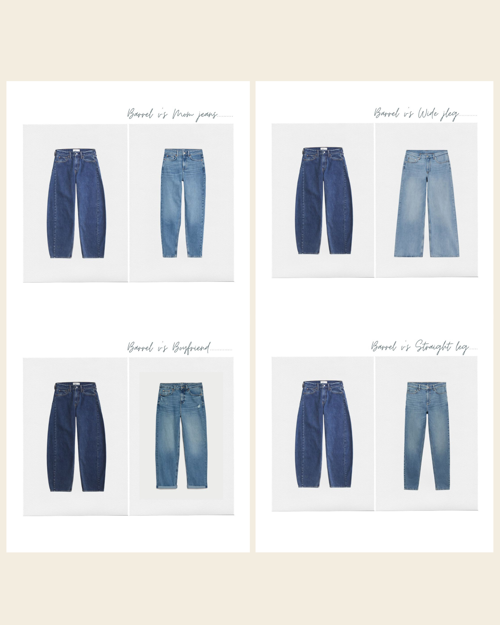 Barrel Leg Jeans: How to Wear Them (and Why They Suit Every Body Shape ...