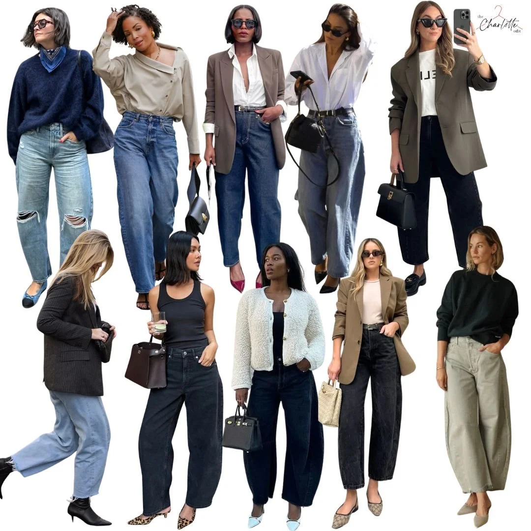 Barrel Leg Jeans: How to Wear Them (and Why They Suit Every Body Shape ...