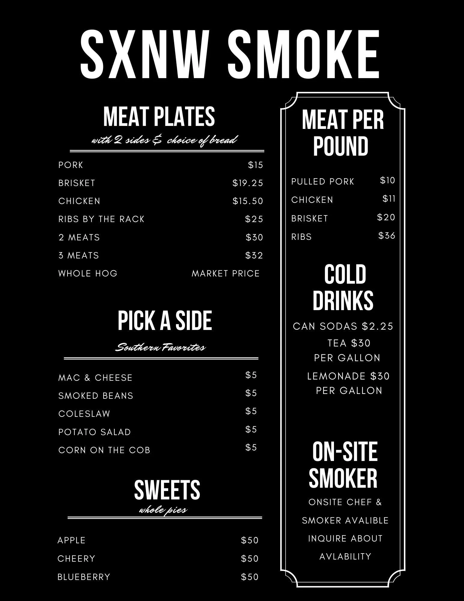 Smoke Catering-SXNW Hospitality