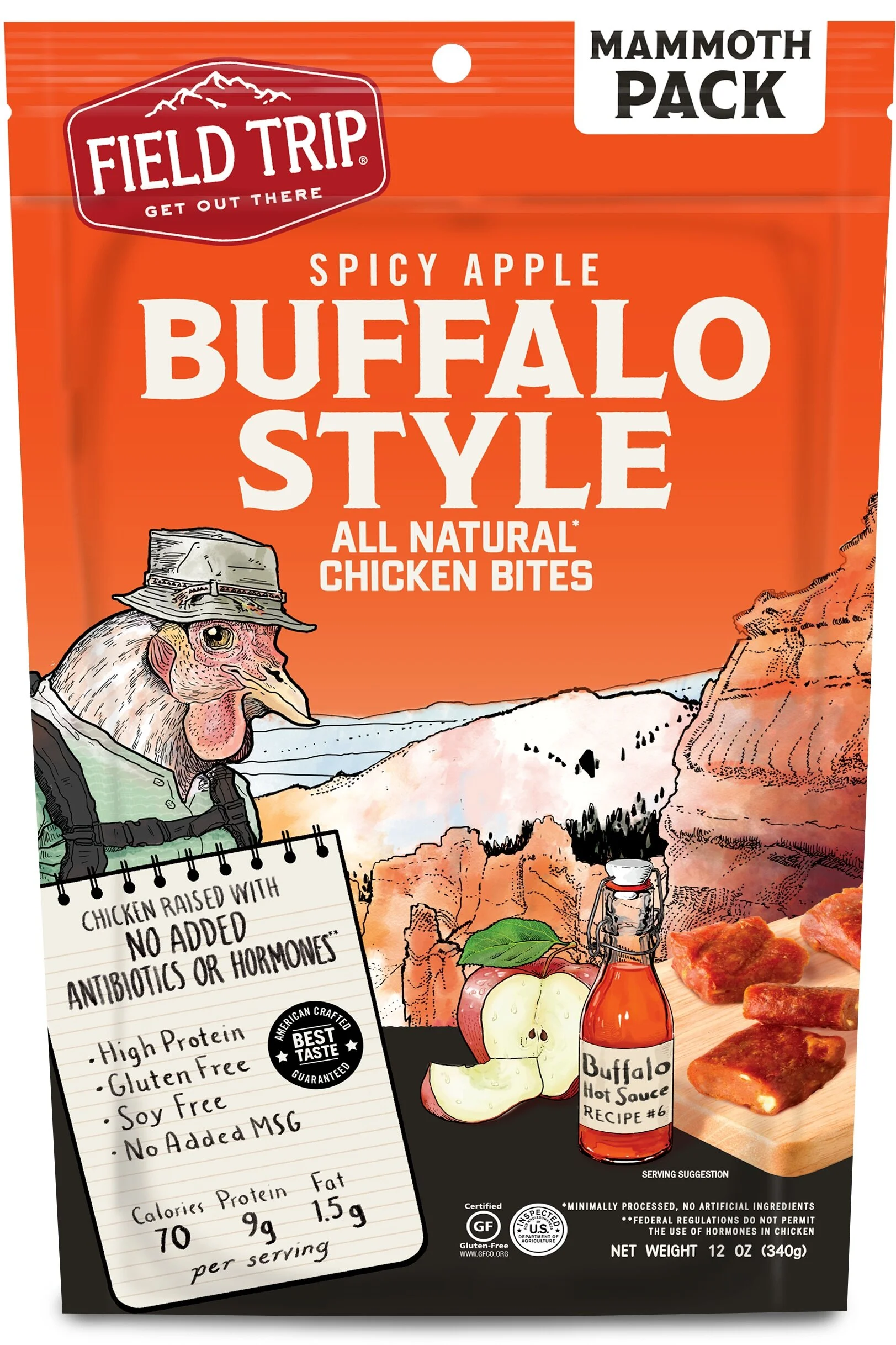 Chicken Jerky - Buffalo Style — Field Trip Snacks