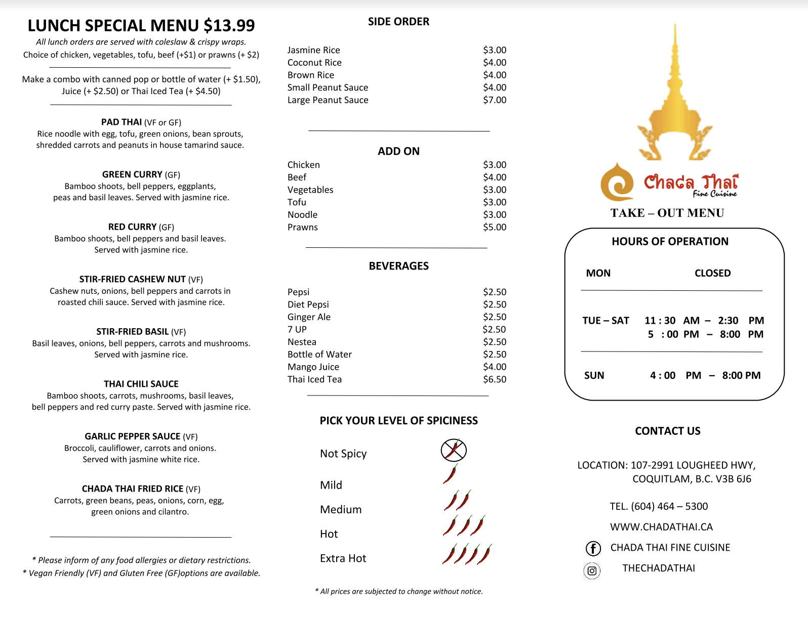 Chada Thai Fine Cuisine