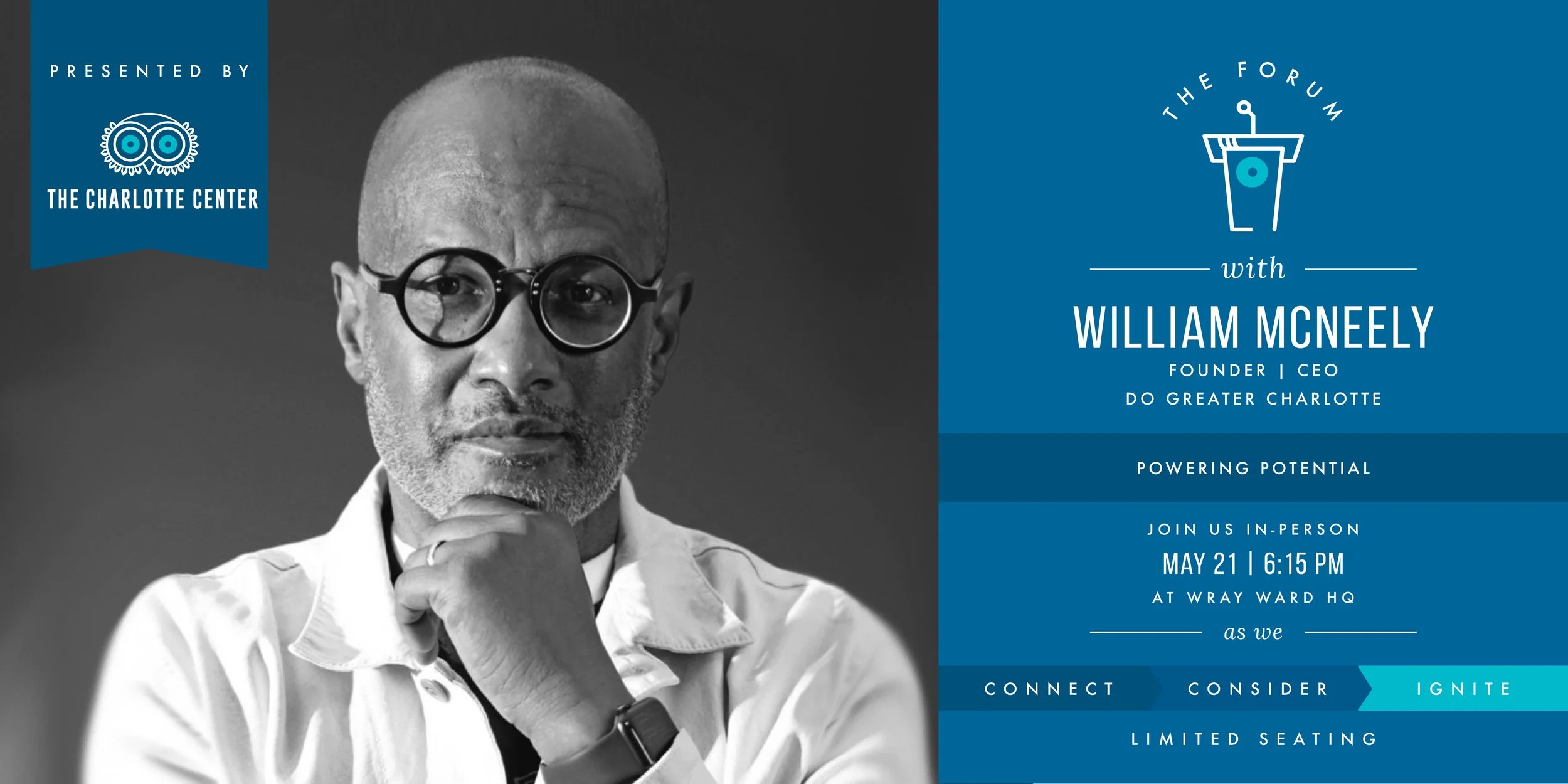 The Charlotte Center Forum featuring William McNeely — The Charlotte Center