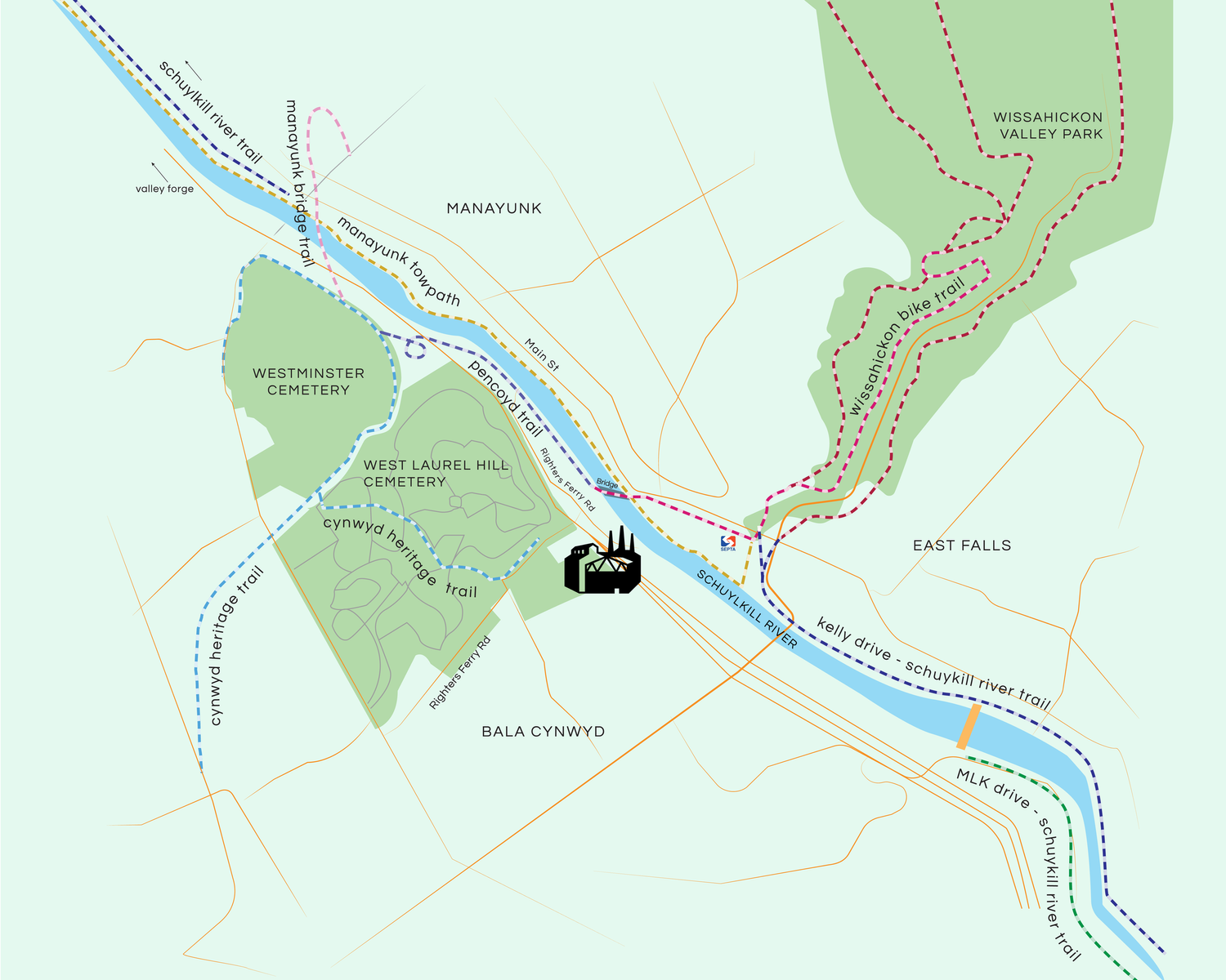 Trails — Ironworks at Pencoyd Landing
