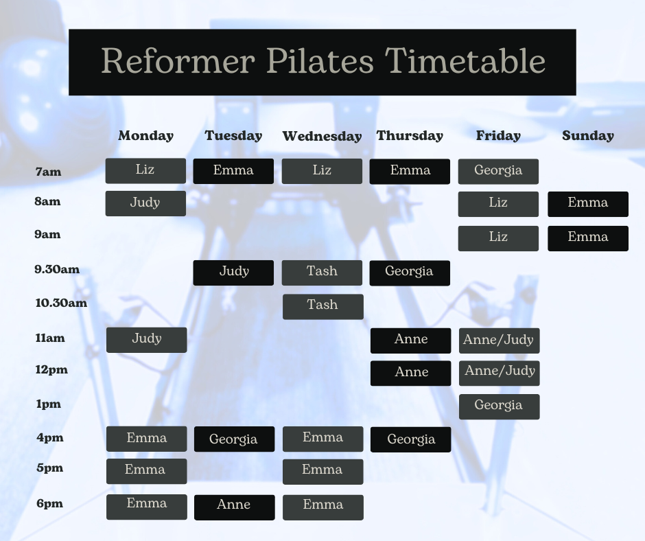 Reformer Pilates — Khandallah Physiotherapy