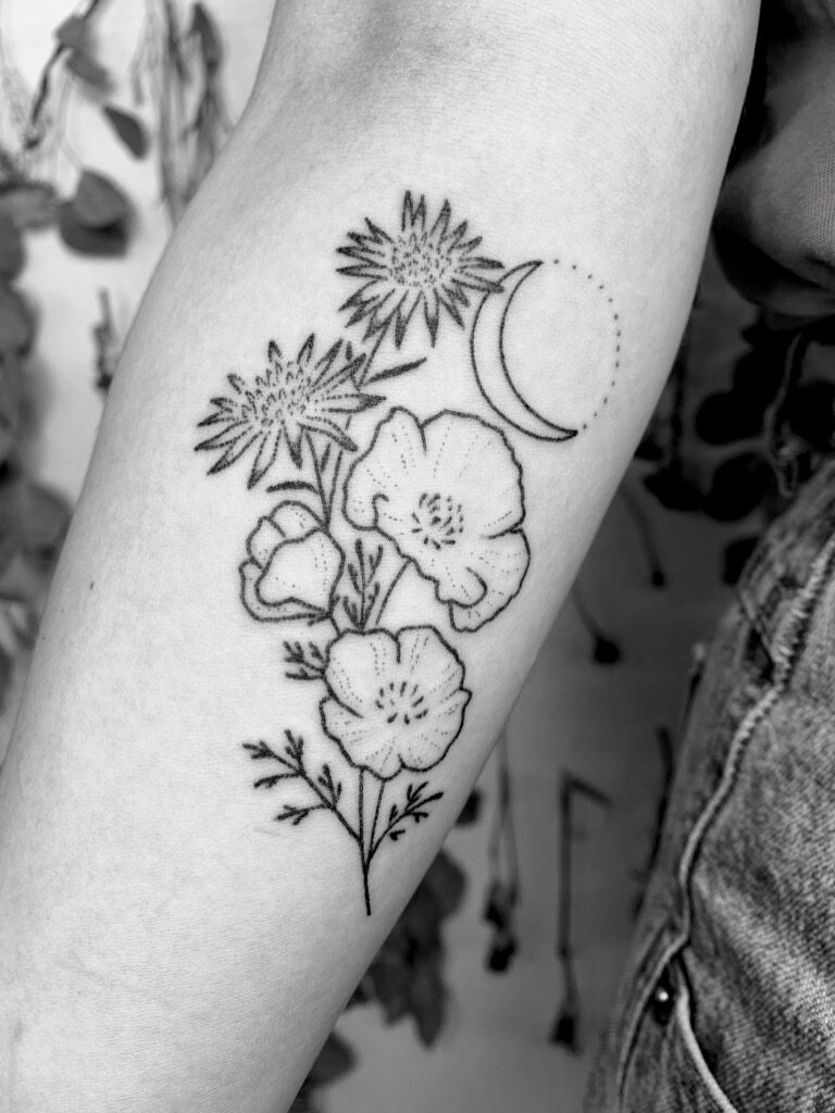 Yucca Flower Tattoo