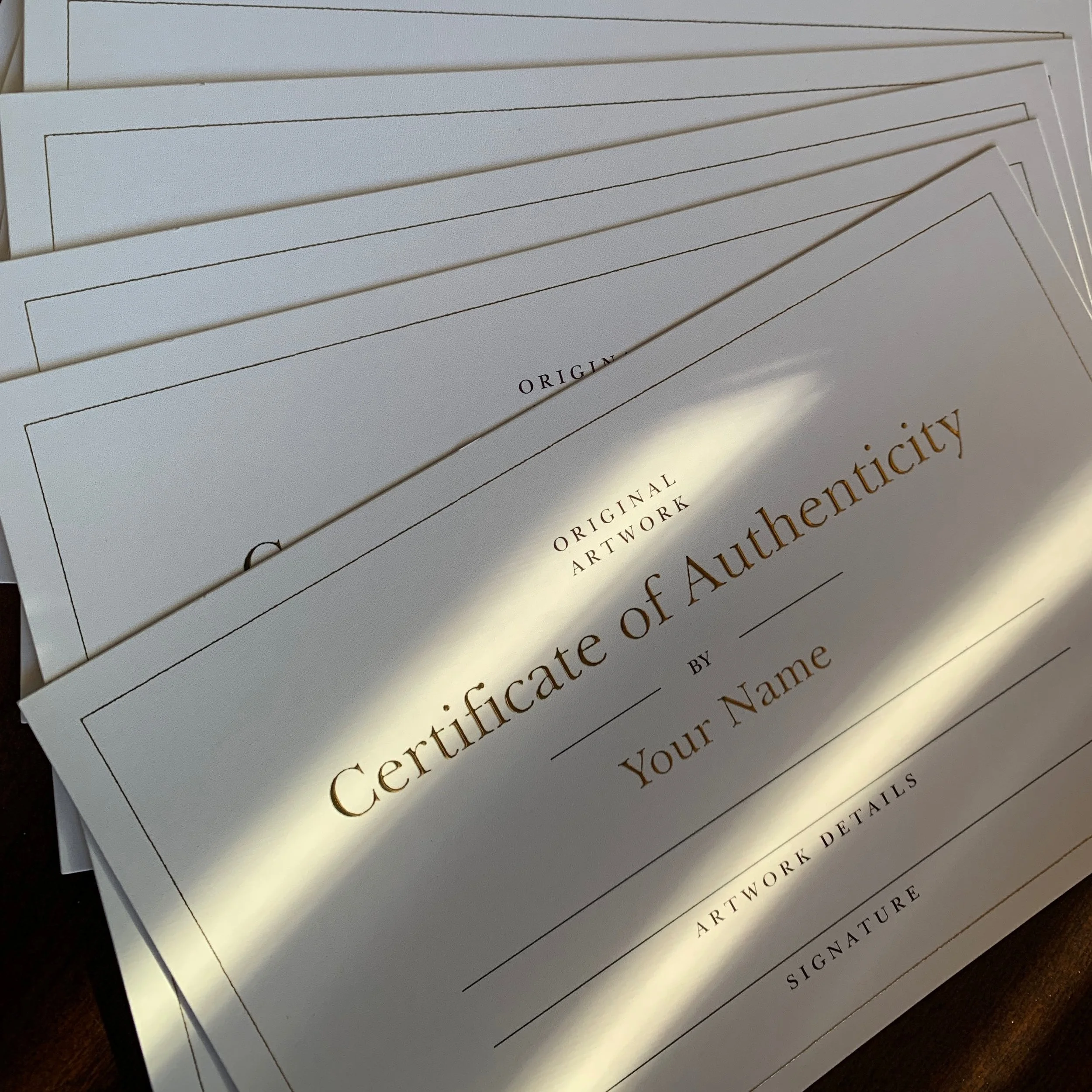 5 Benefits of Including a Certificate of Authenticity with your Artwork ...