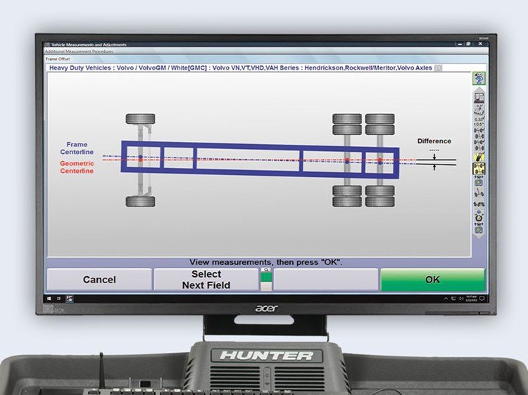 Hunter WinAlign PT200 para Vehículos Pesados — Importadora Universal