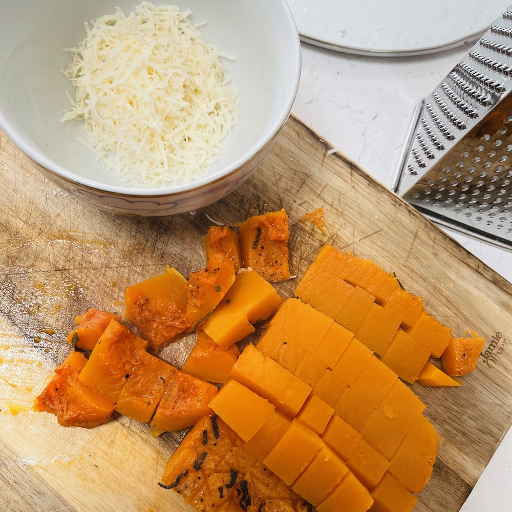 Creamy Leek and Roast Butternut Rigatoni with Sage and Parmesan — Lillie Farrow