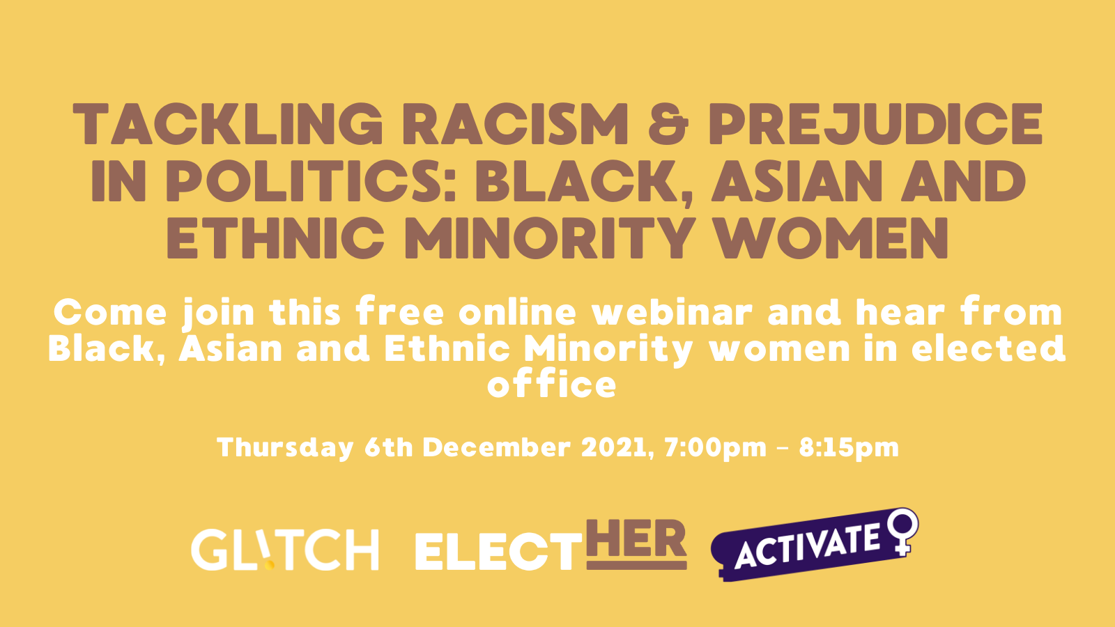 TACKLING RACISM AND PREJUDICE IN PUBLIC LIFE: BLACK, ASIAN AND ETHNIC ...