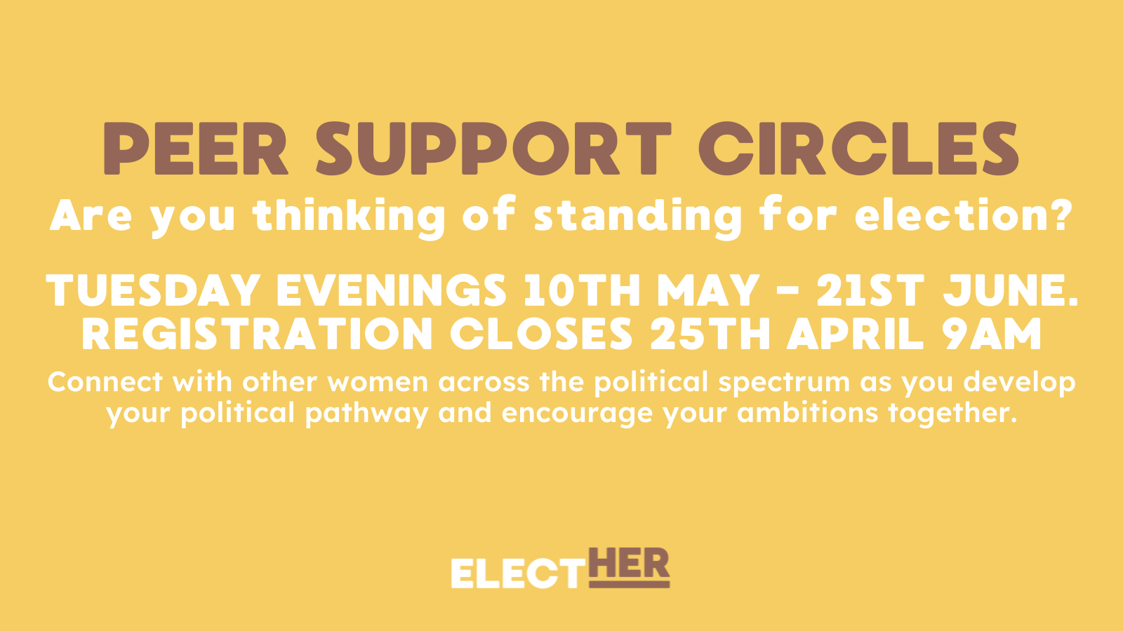 Peer Support Circles — Elect Her