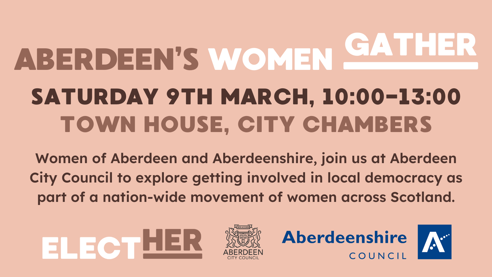 ABERDEEN’S WOMEN GATHER — Elect Her