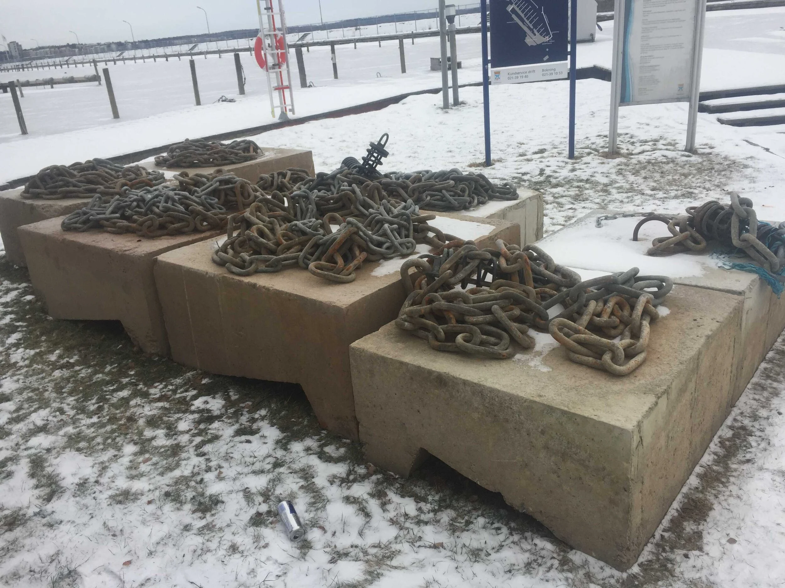 Förtöjningsbojar, Ankare, Bojstenar — Sjögrävning I Sverige Ab ...