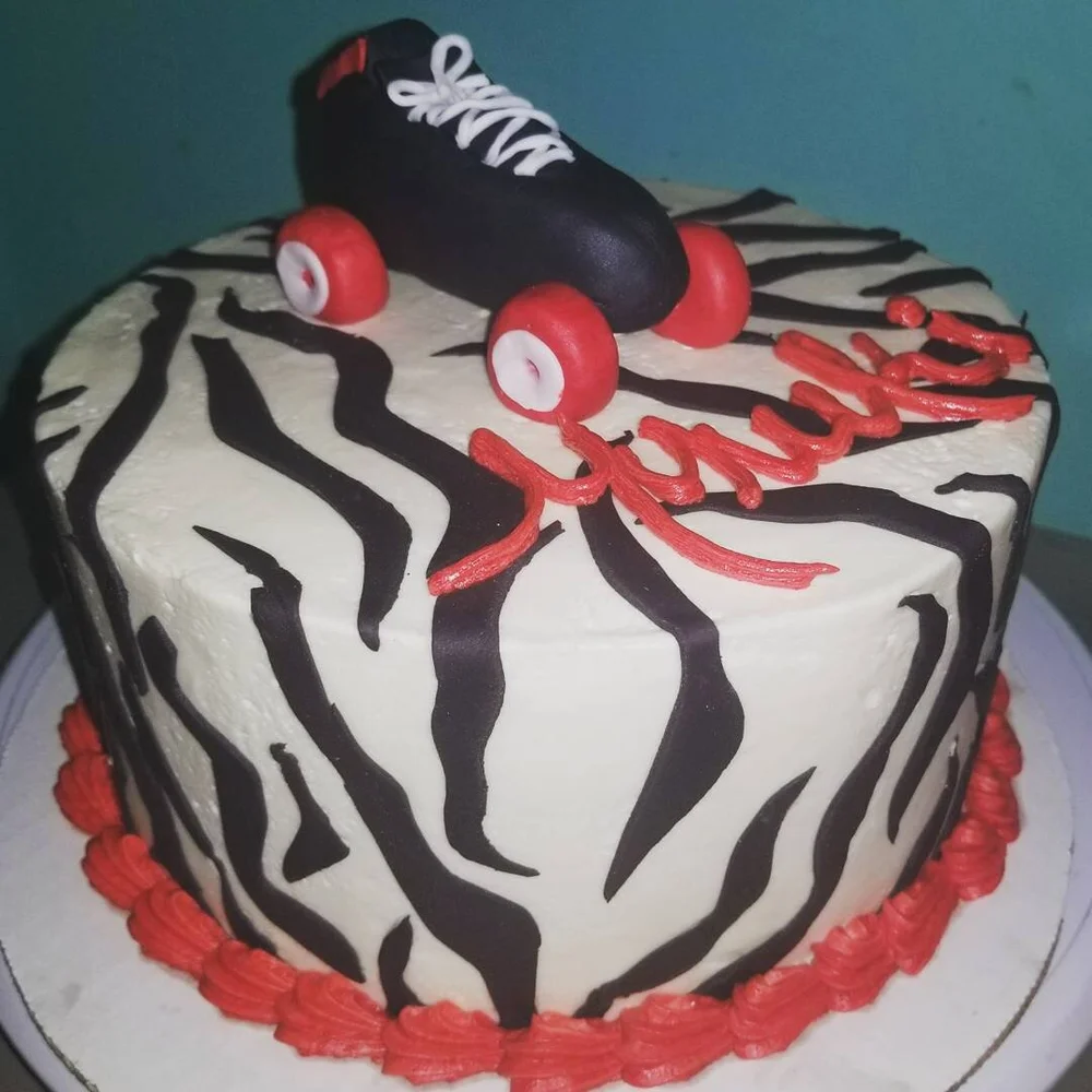 Roller Skating Cake Boy