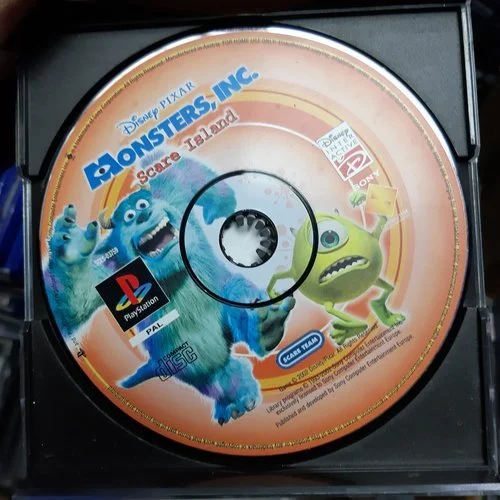 Disney Pixar's Monsters INC Scare Island Sony PS1 Video Game (Disc Only ...