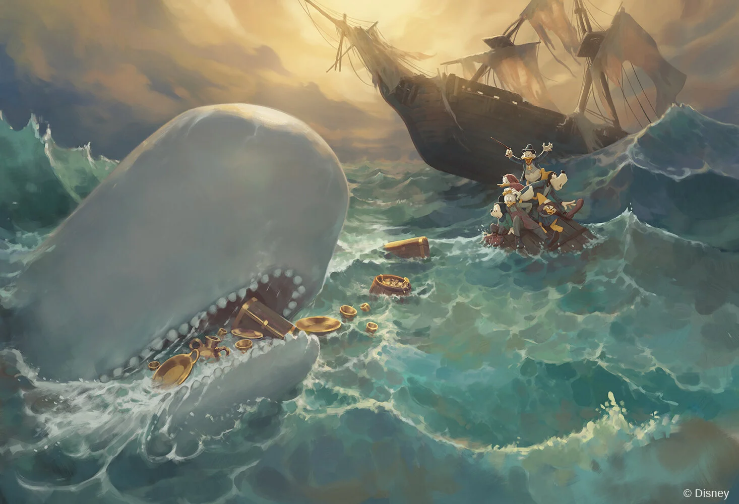 Disney Publishing - Moby Dick — Art Outsourcing Studio | Goodname